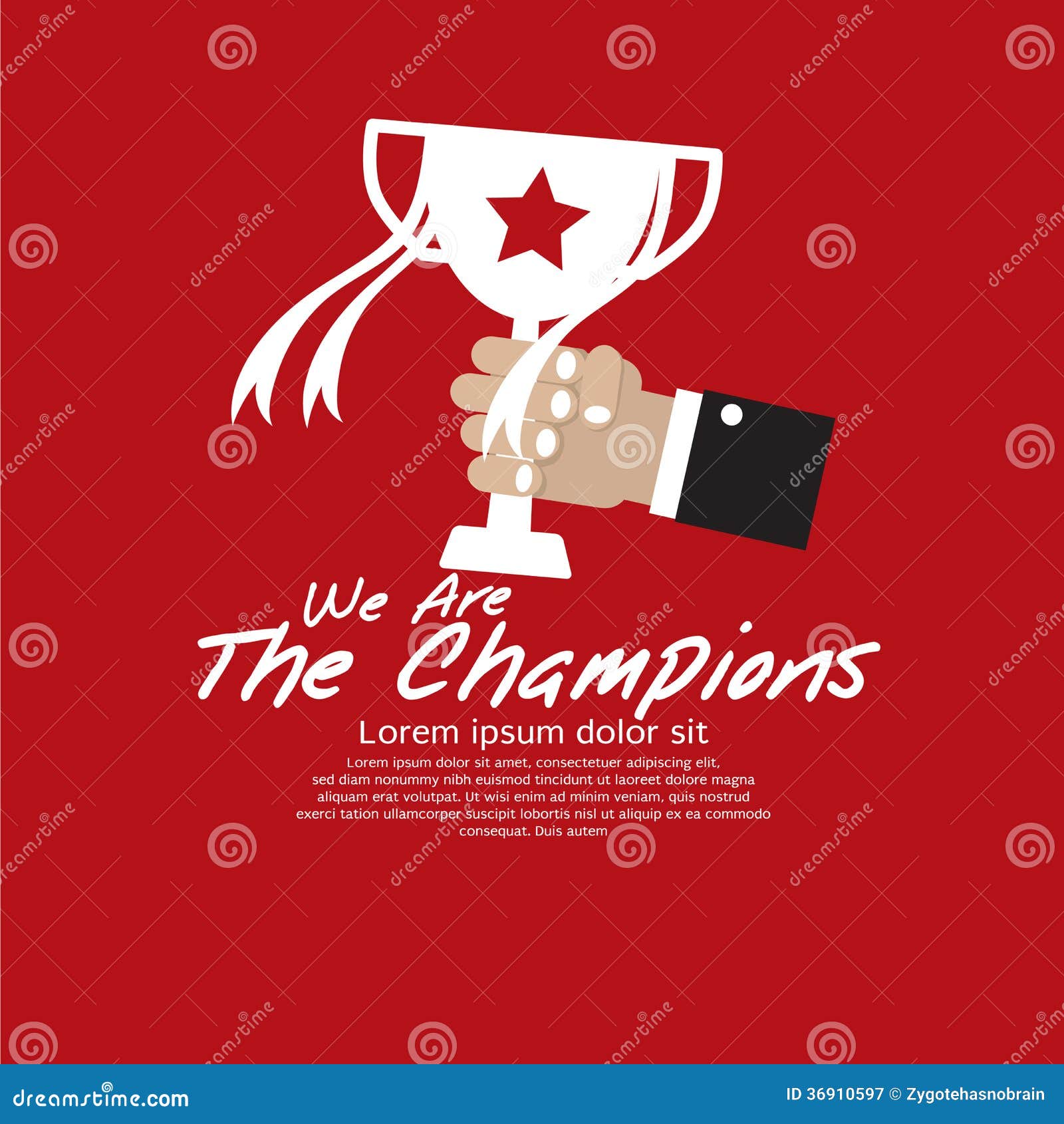 Campeones. ilustración del vector. Ilustración de meta - 36910597