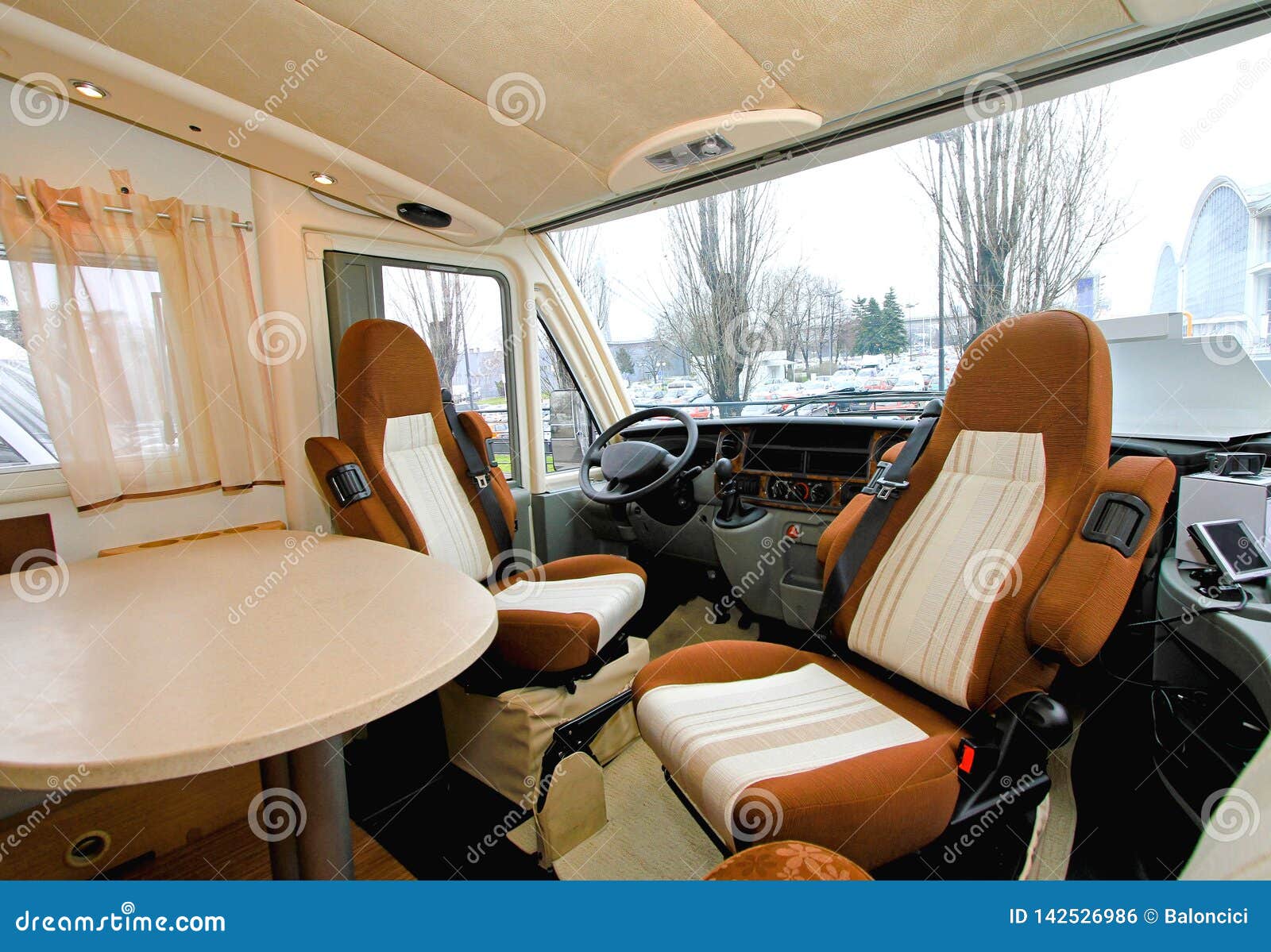 Camper Van Cabin Royalty-Free Stock Photography | CartoonDealer.com ...