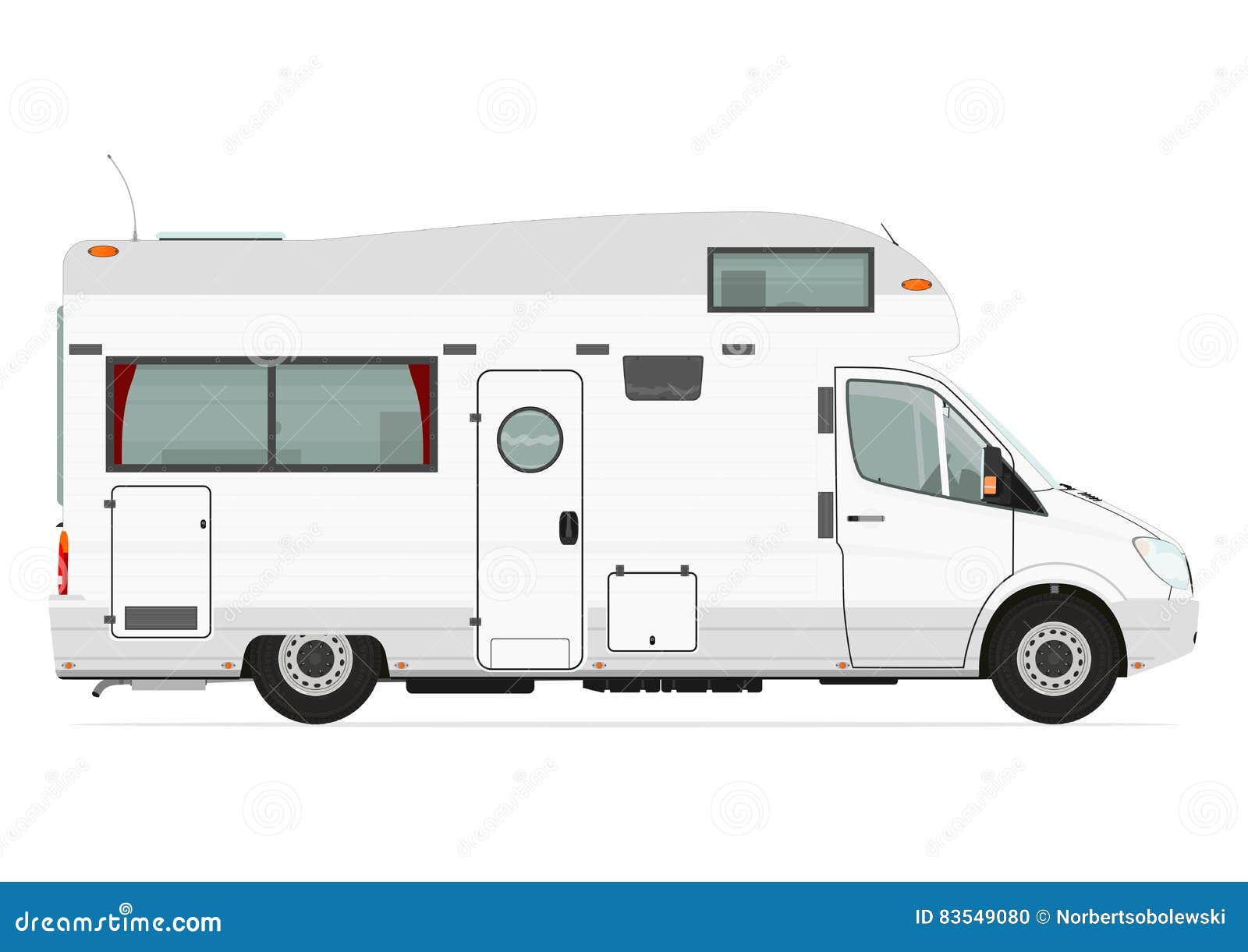Camper stock vector. Illustration of camping, concept - 83549080