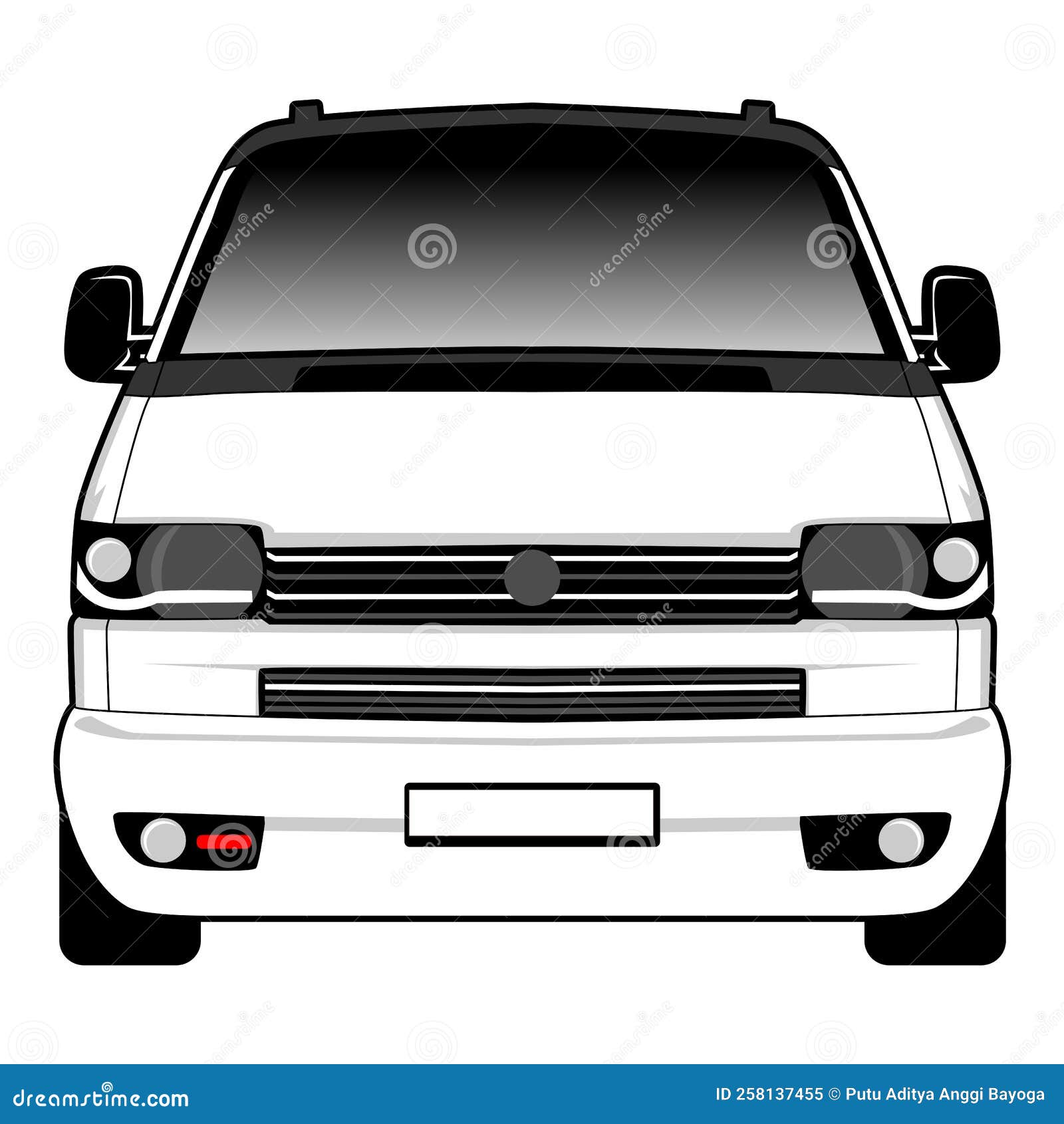 Camper van stock vector. Illustration of vector, design - 258137455