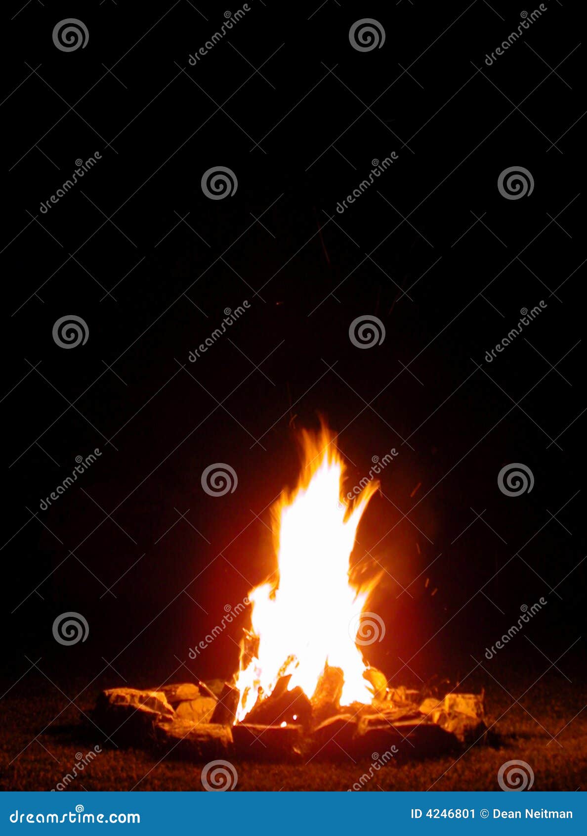 Campfire stock image. Image of heat, campfire, ignite - 4246801