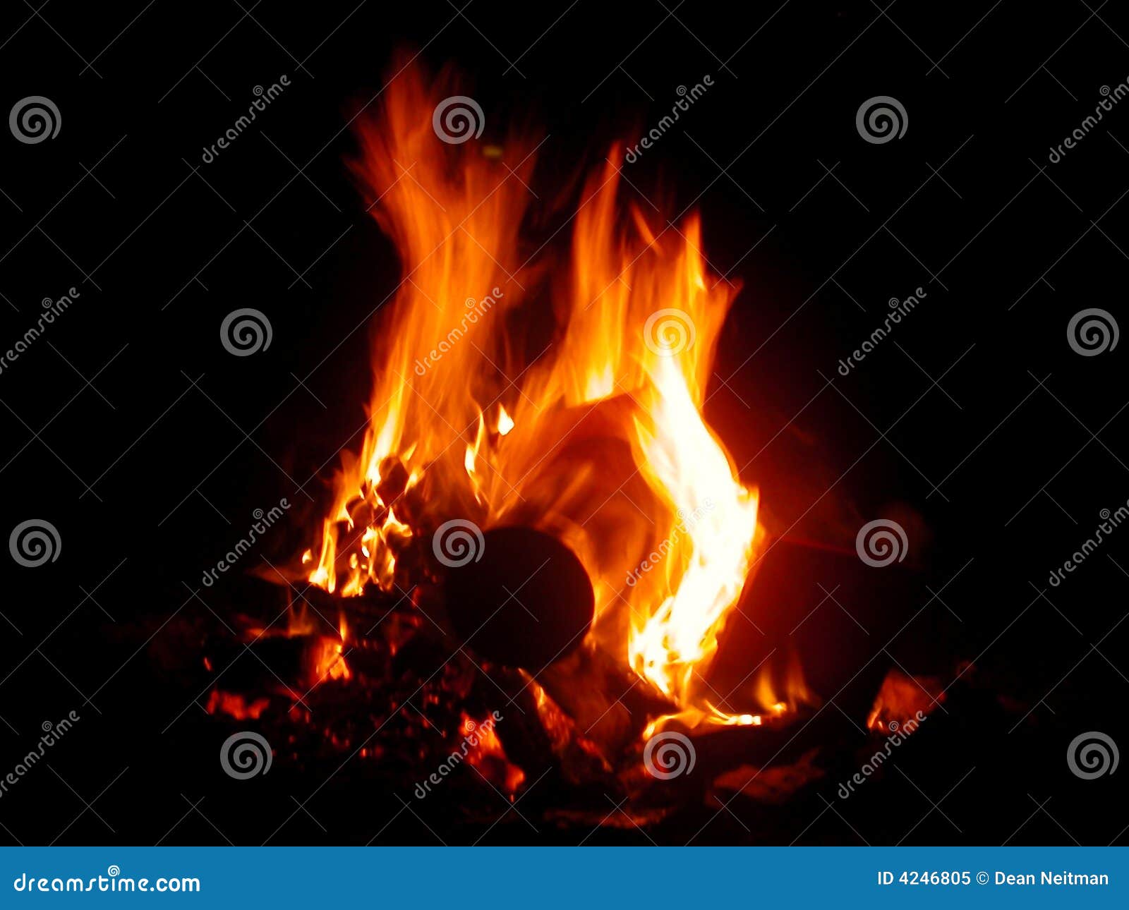 Campfire stock image. Image of open, warm, black, night - 4246805