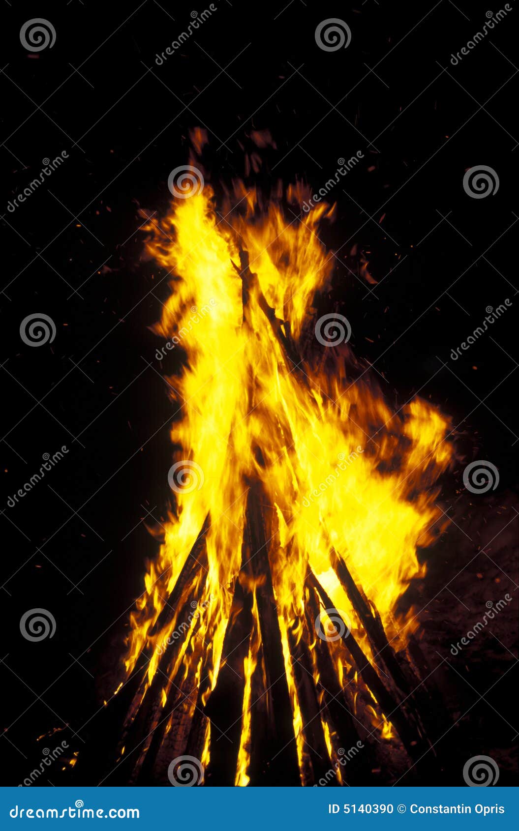 Campfire stock photo. Image of colourful, illuminating - 5140390