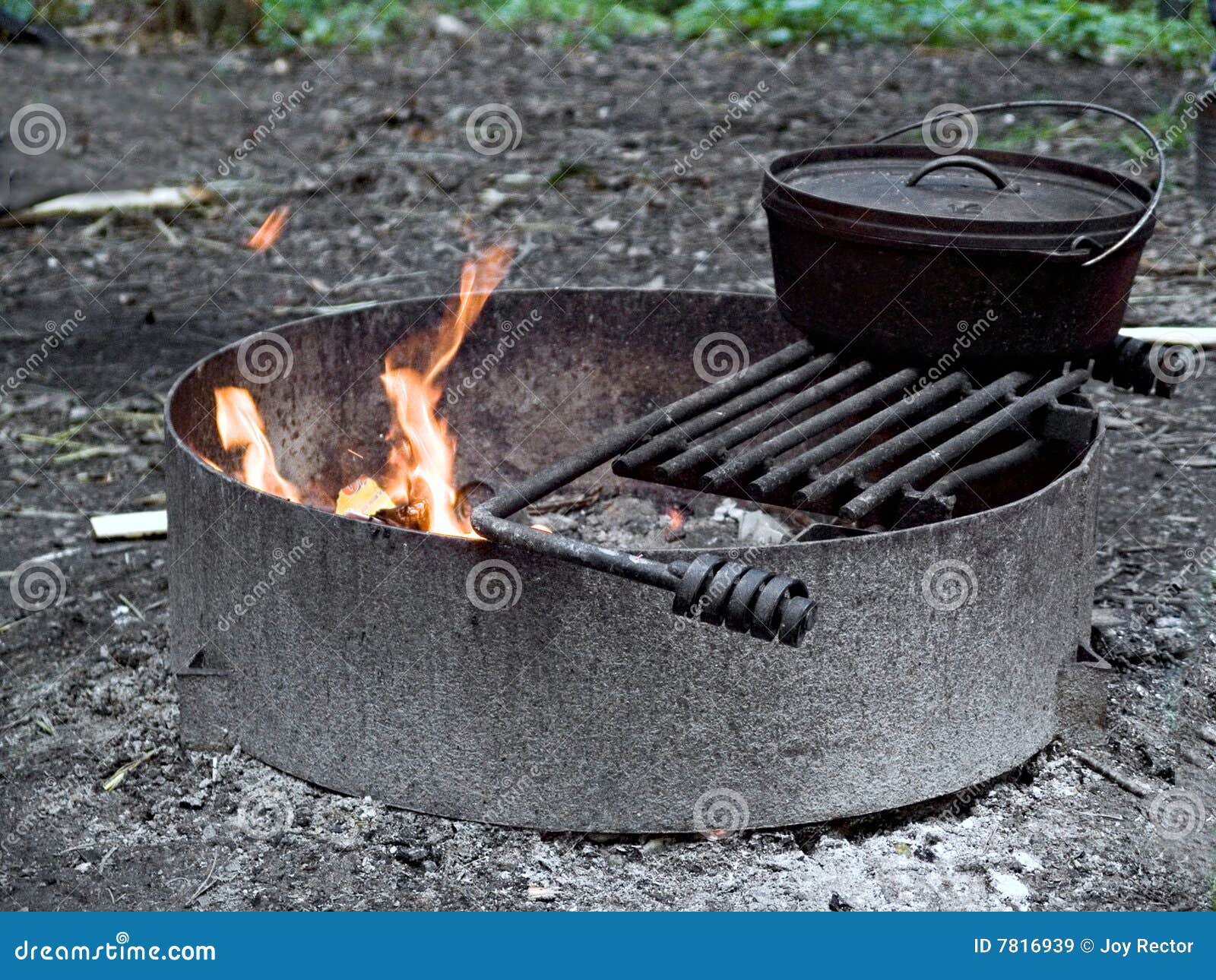 Campfire stock image. Image of outside, logs, camping - 7816939