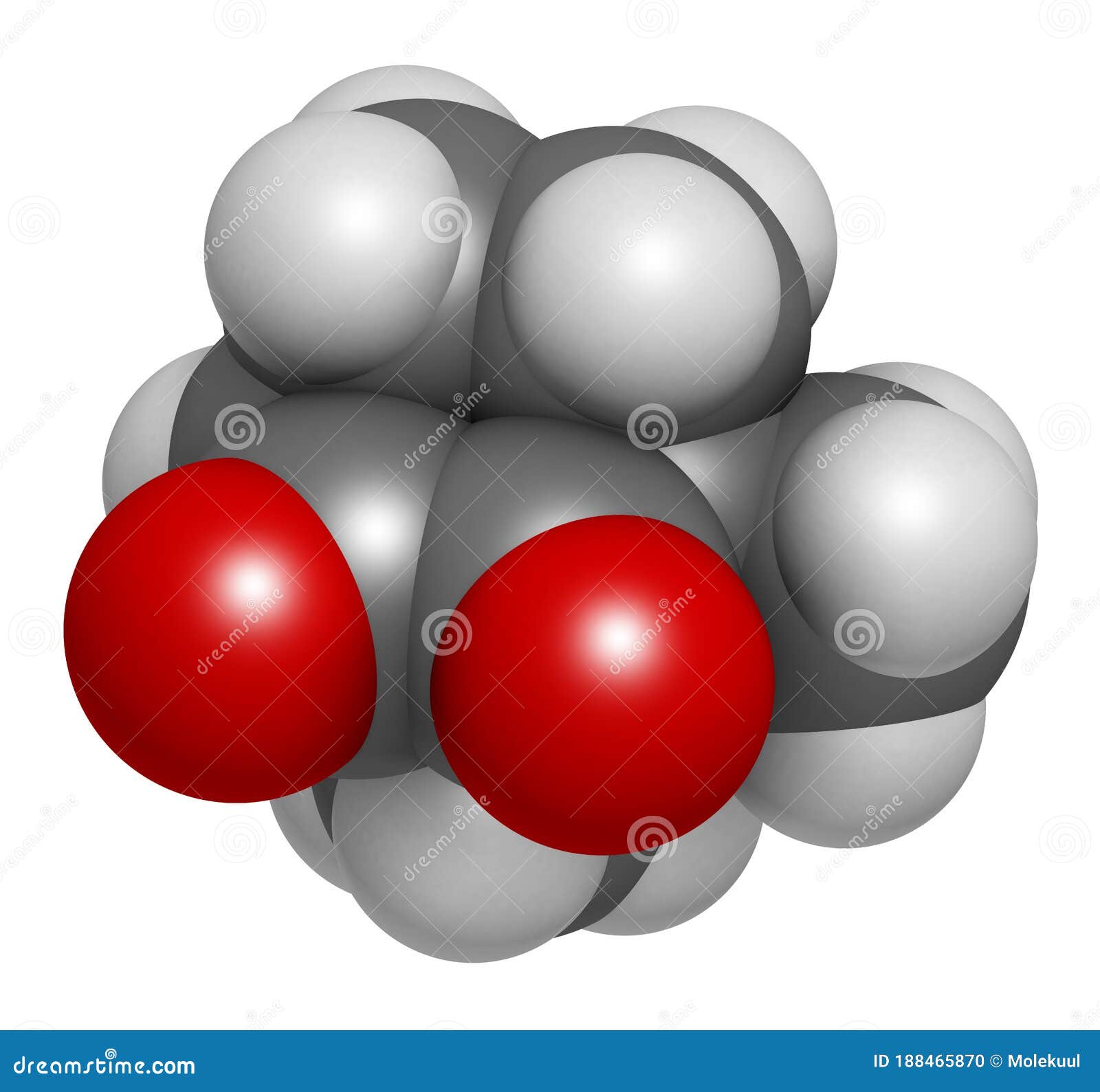 Camphorquinone Visible-light Photoinitiator Molecule Cartoon Vector ...