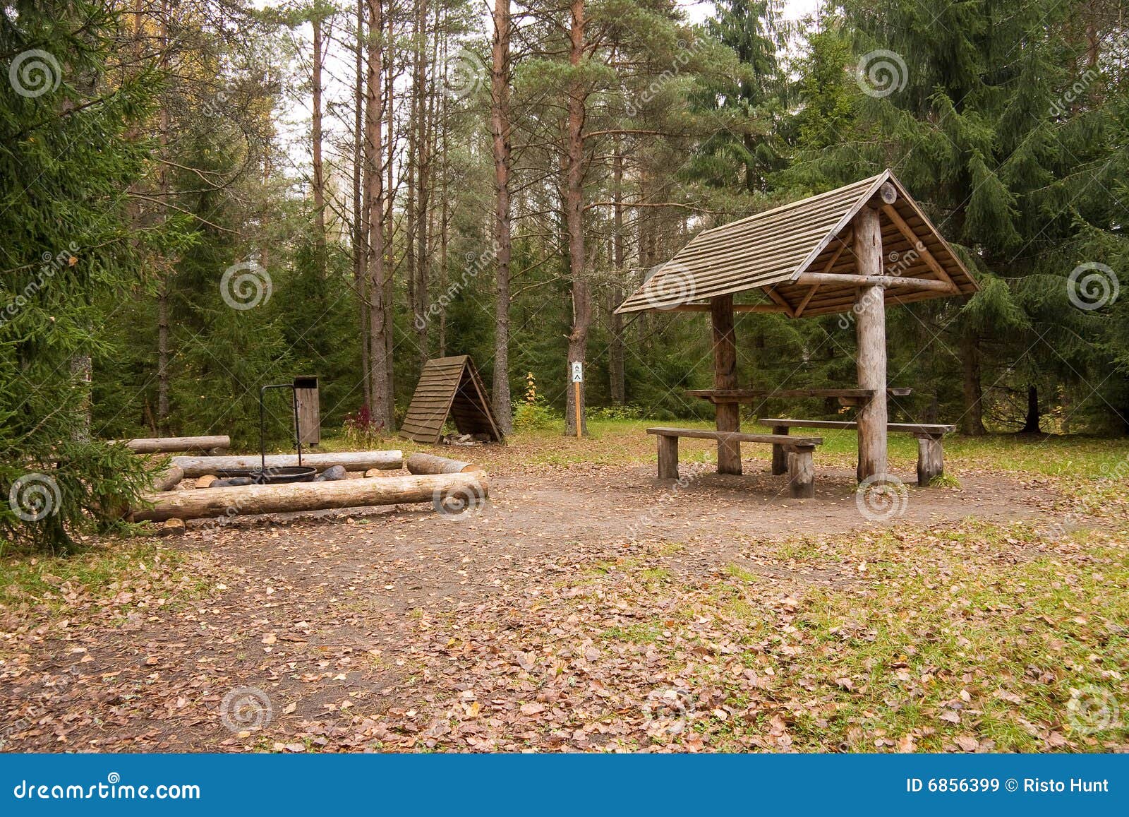 Camping area stock image. Image of nature, campsite, hiking - 6856399