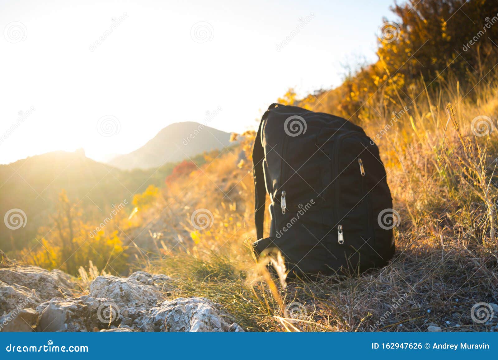 Camping Backpack Royalty-Free Stock Image | CartoonDealer.com #162947626