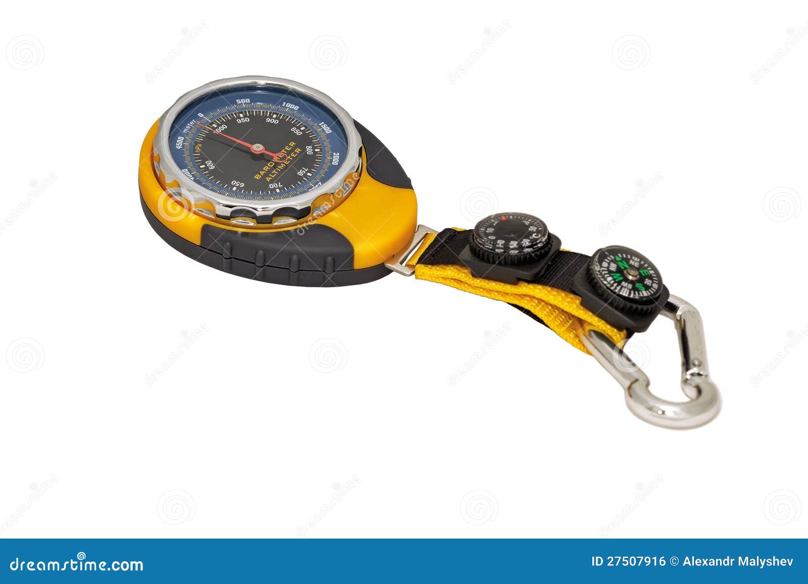 Camping barometer. stock photo. Image of glass, altimeter - 27507916