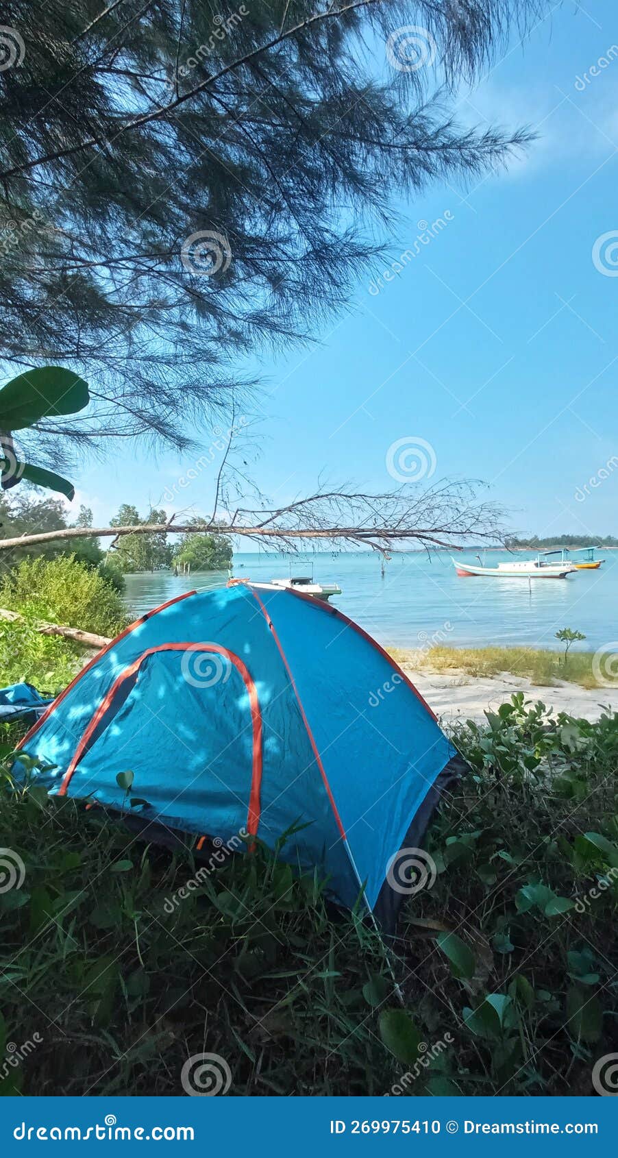 Camping On The Beach In Ras Shetan Area, Sinai - Egypt Stock Photo ...