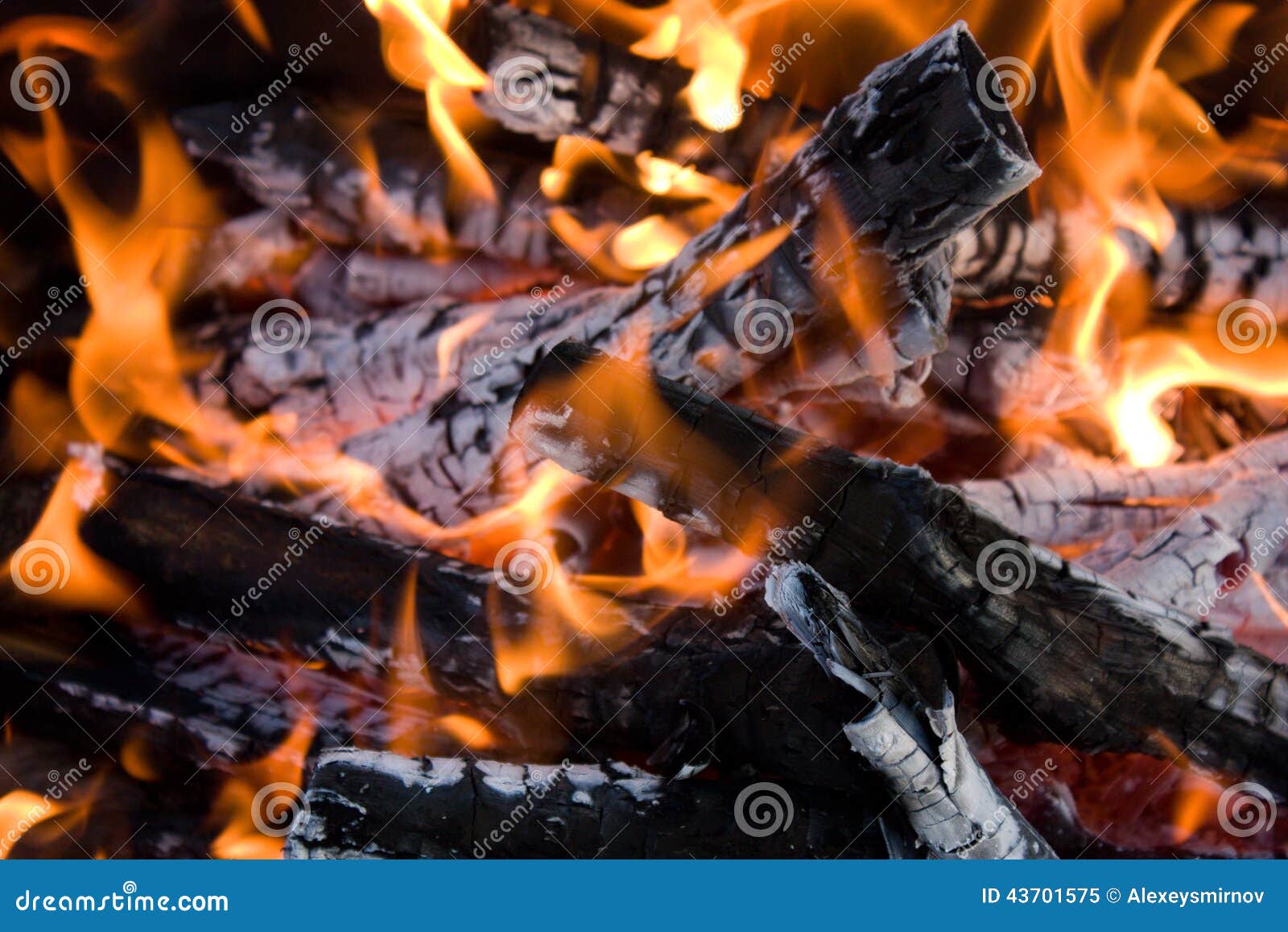 Camping bonfire stock image. Image of coals, closeup - 43701575