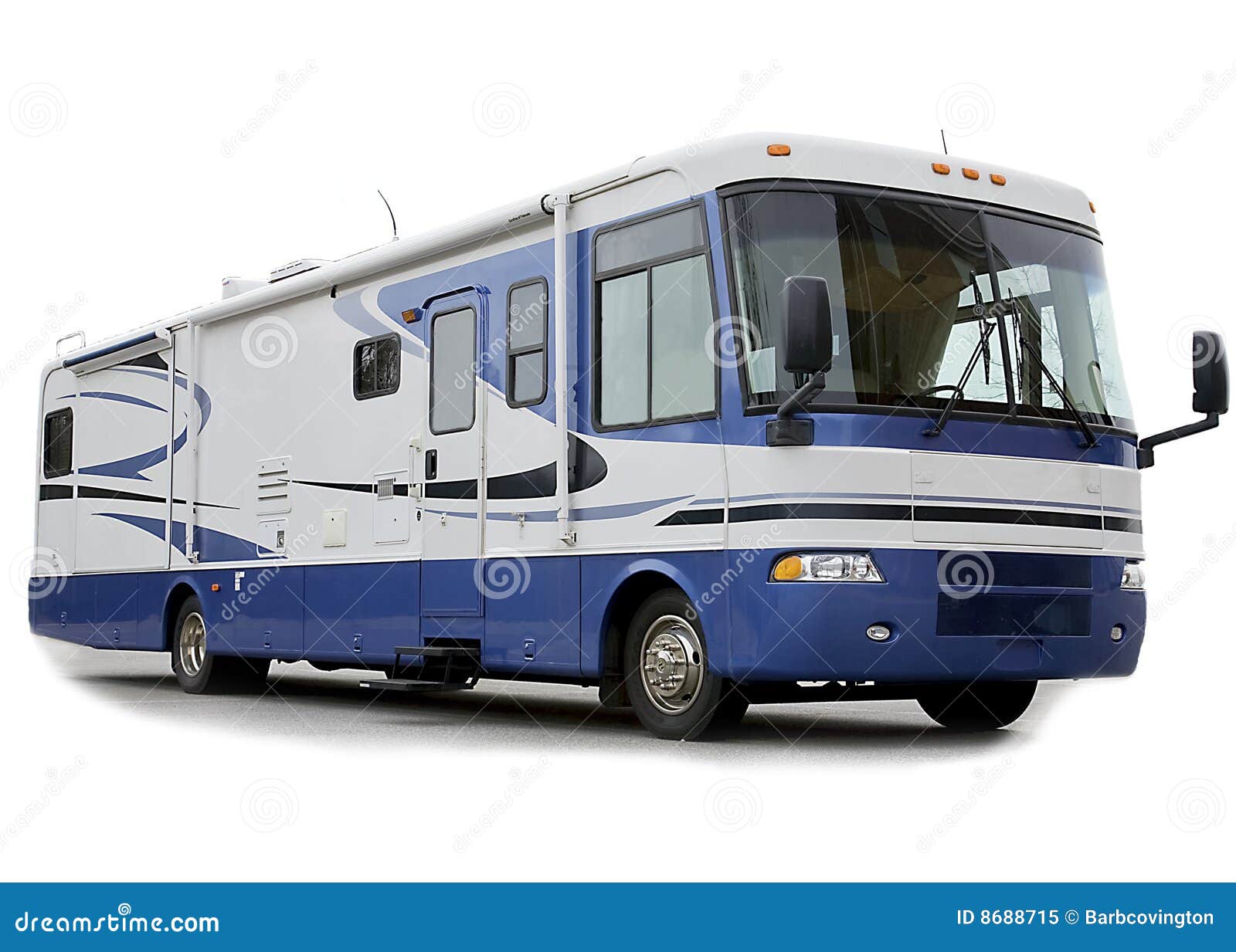 Camping-car rv image stock. Image du stationnement, pneus - 8688715