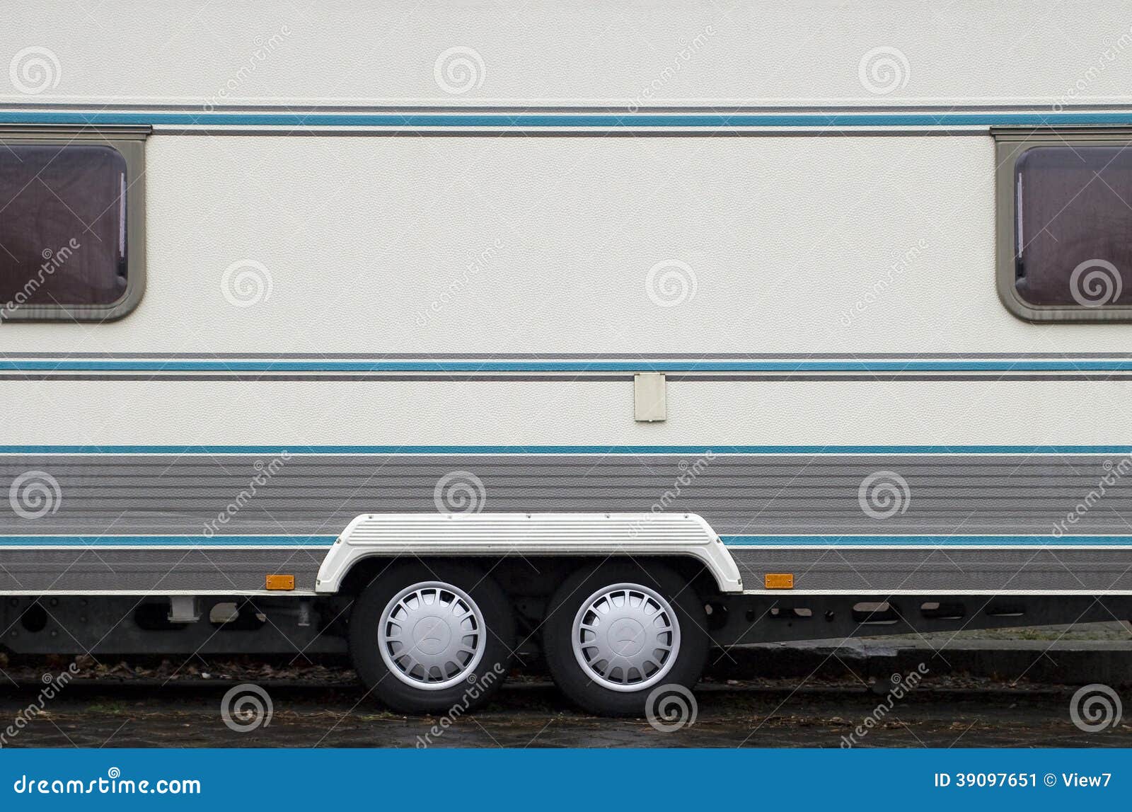 Camping caravan stock image. Image of windows, vacation - 39097651