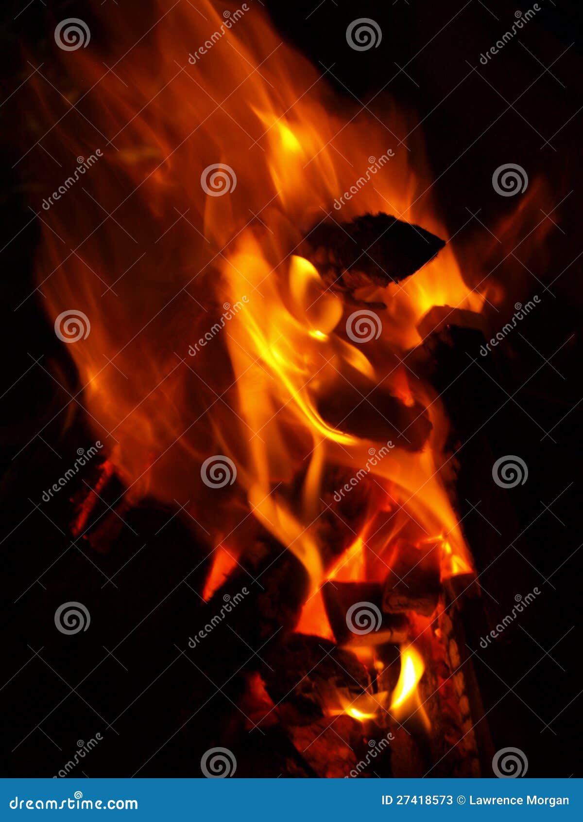 Camping with a fire stock image. Image of bonfire, blaze - 27418573