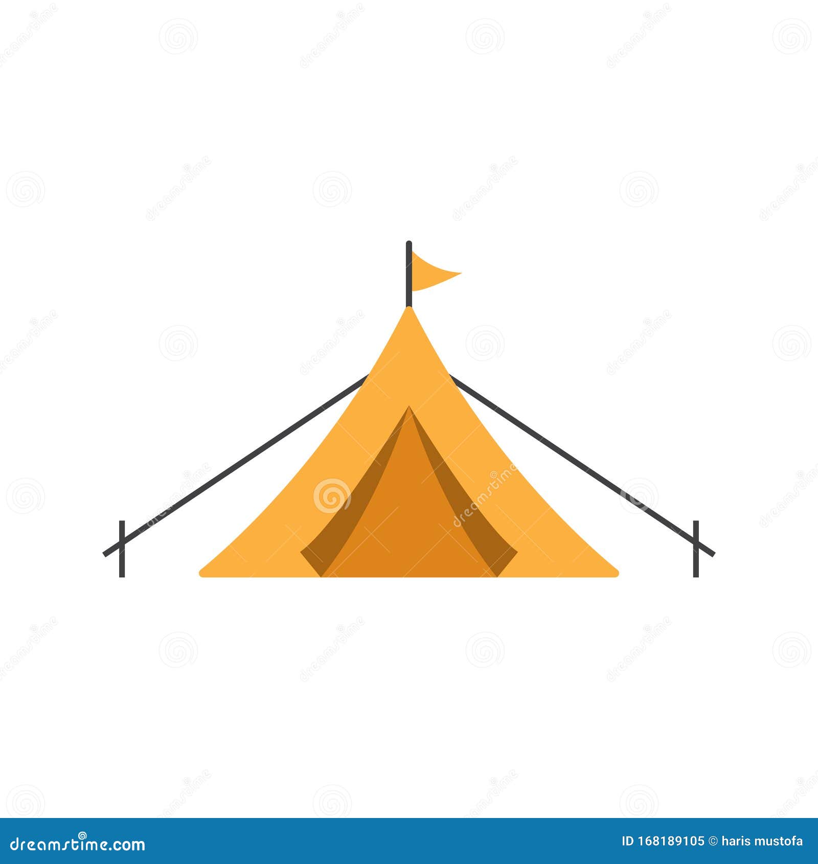 Camping Icon Design Template Vector Isolated Stock Vector ...