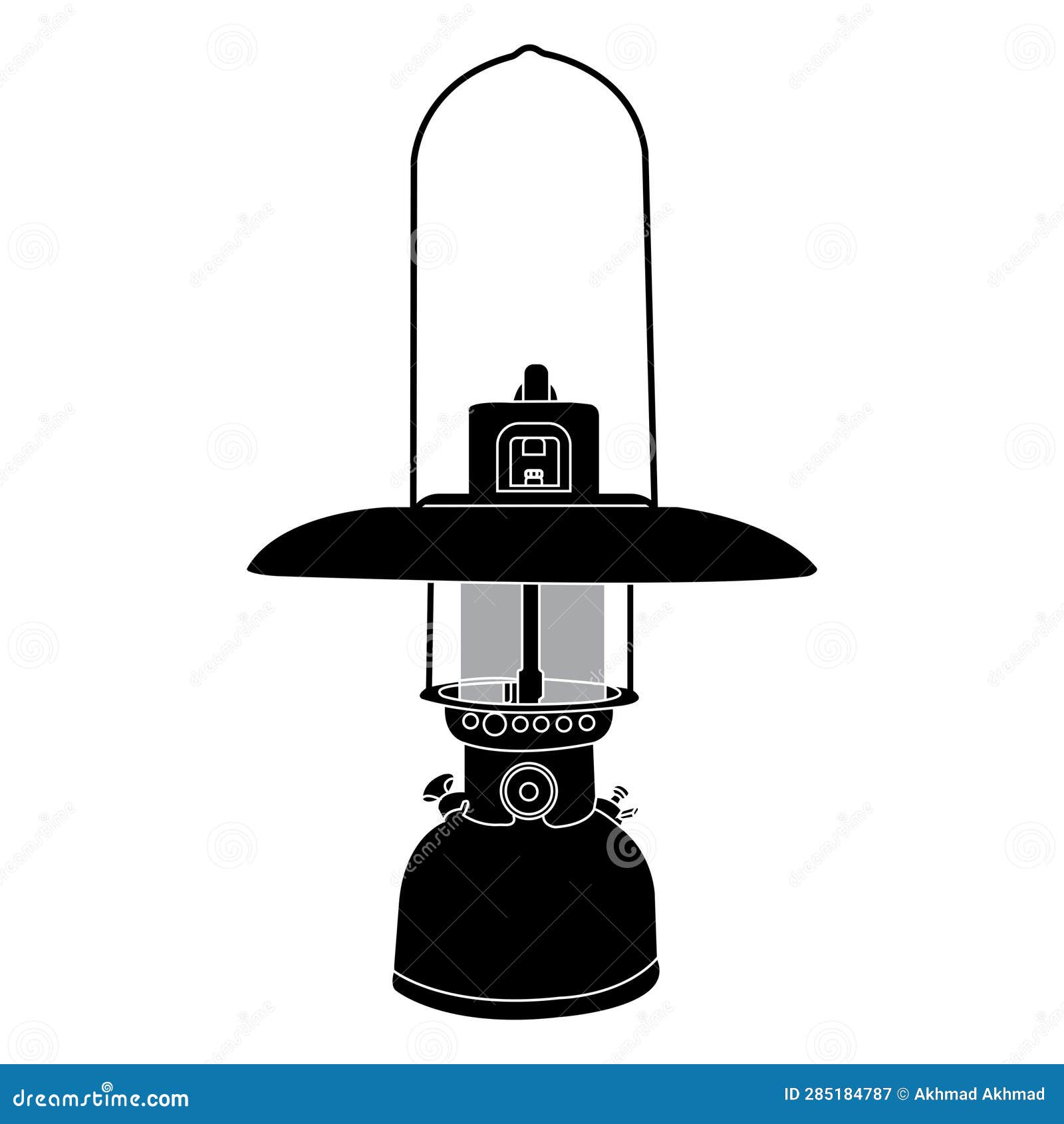 Camping light icon stock vector. Illustration of object - 285184787