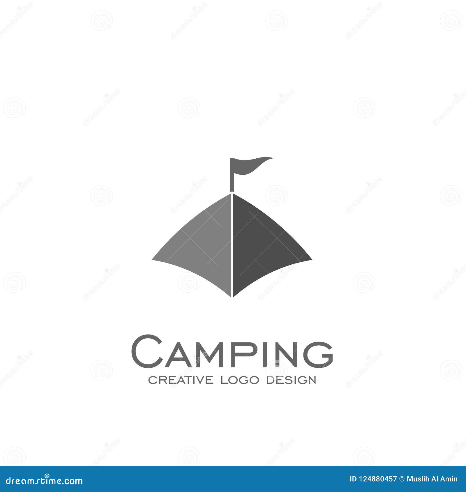 Camping Logo Design, Vector Icons. Stock Vector - Illustration of ...