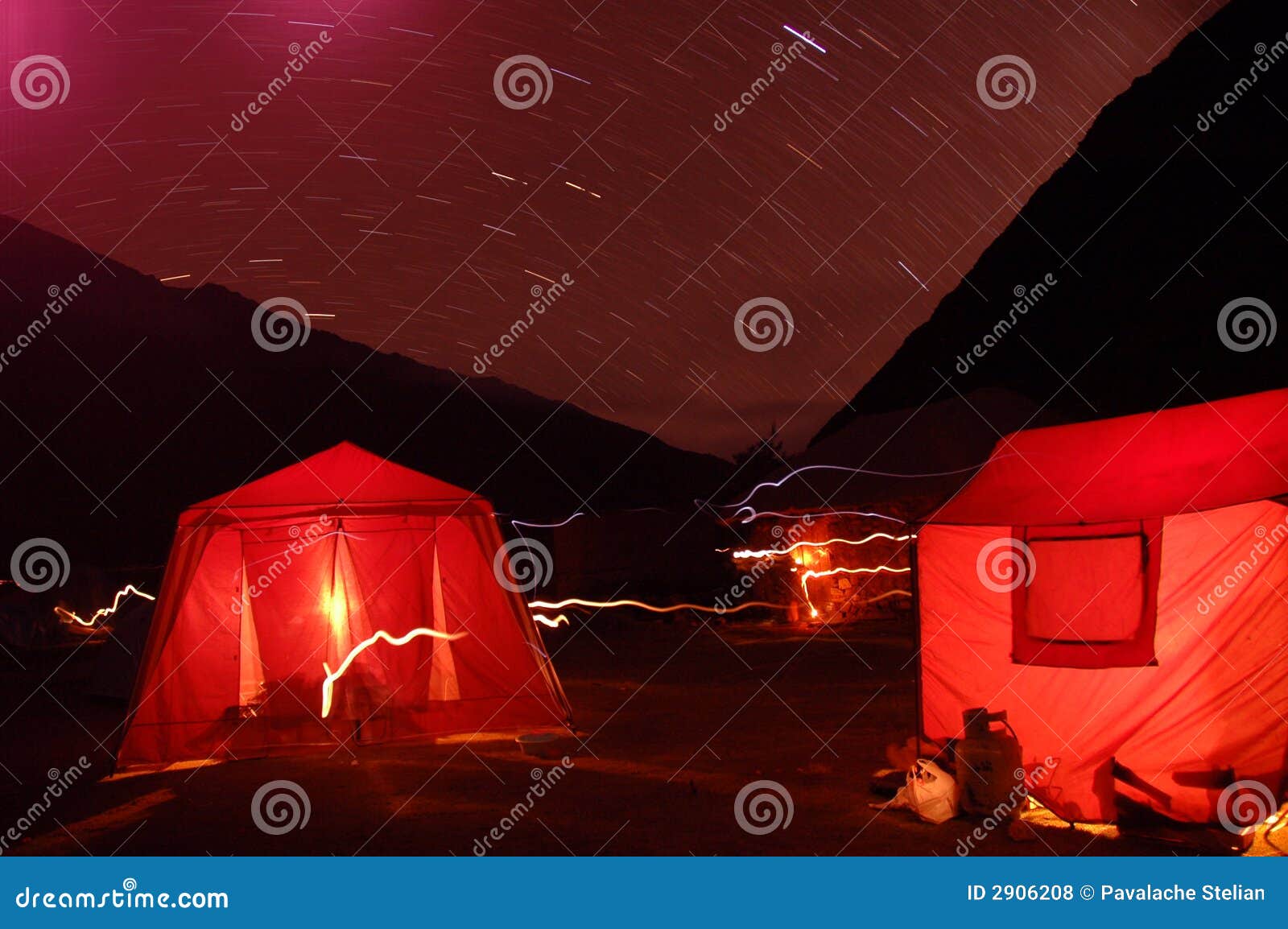 Camping night scene stock photo. Image of outdoor, restful - 2906208