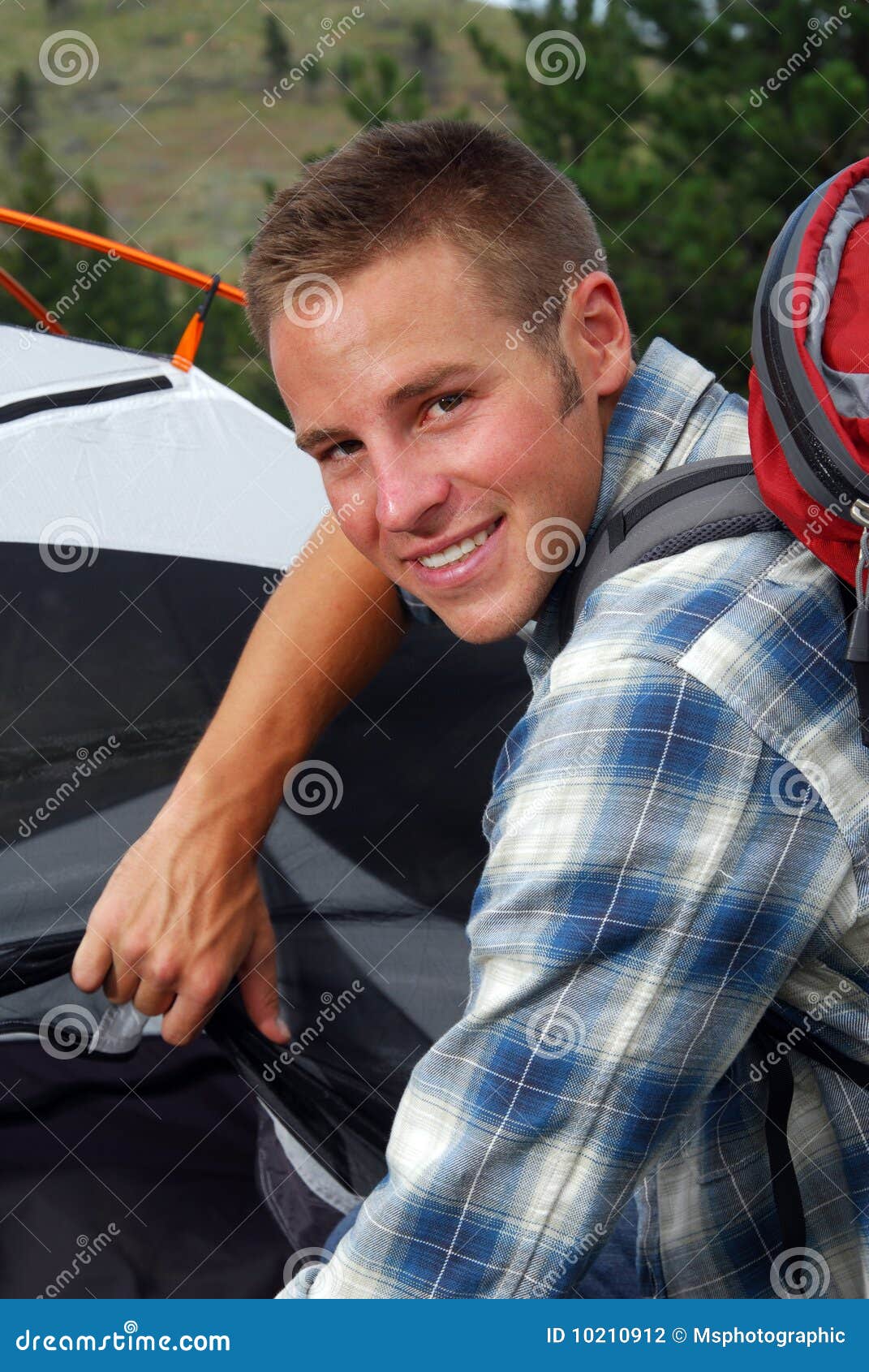 Camping out stock photo. Image of rugged, lifestyle, trees - 10210912