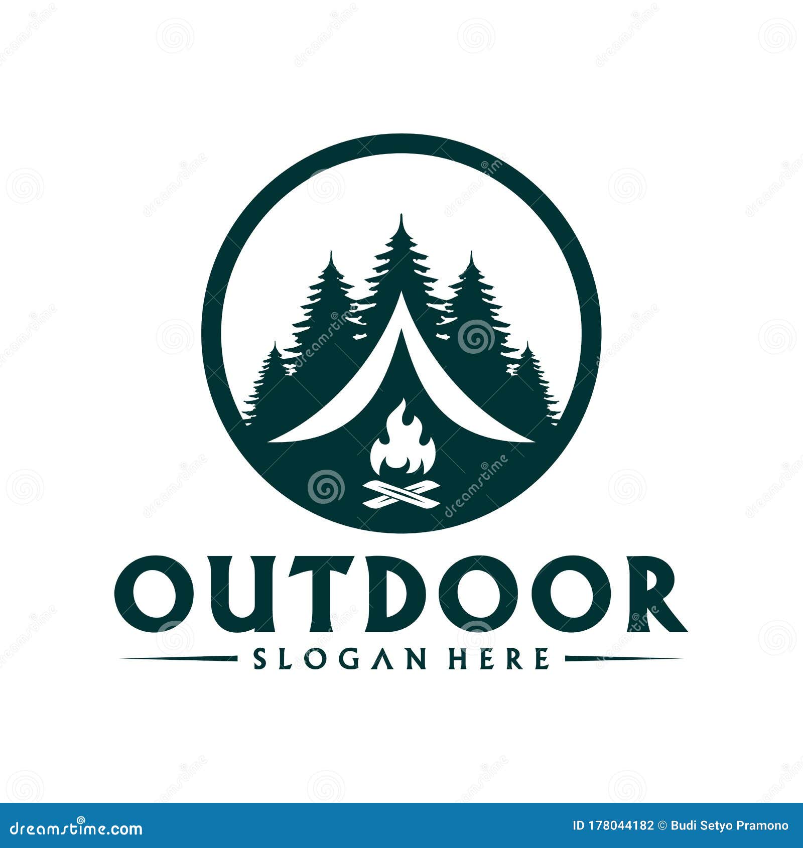 Camping Outdoor Logo Design Vector Template, Creative Camping Logo ...