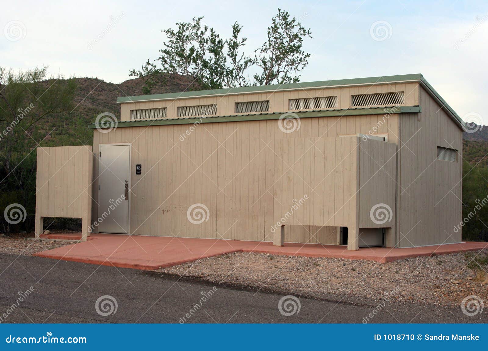 Camping Restroom stock photo. Image of building, wash - 1018710