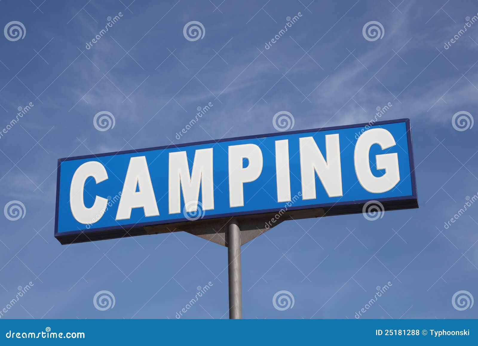 Camping sign stock photo. Image of camp, trip, travel - 25181288
