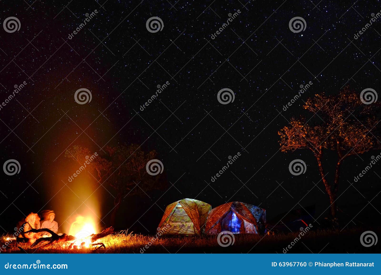 Camping with starry night stock photo. Image of enormous - 63967760