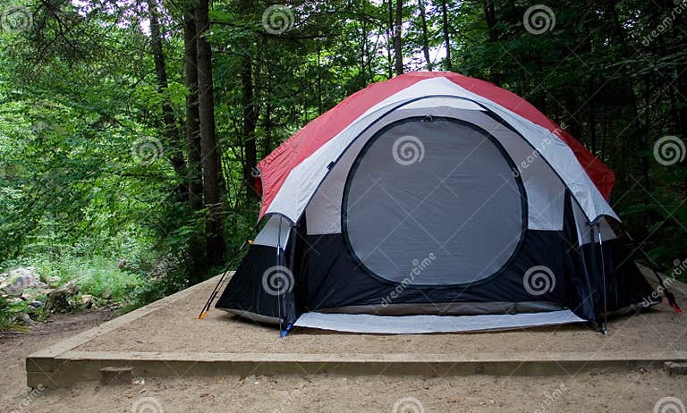 Camping Tent stock image. Image of outside, quiet, adventure - 233665