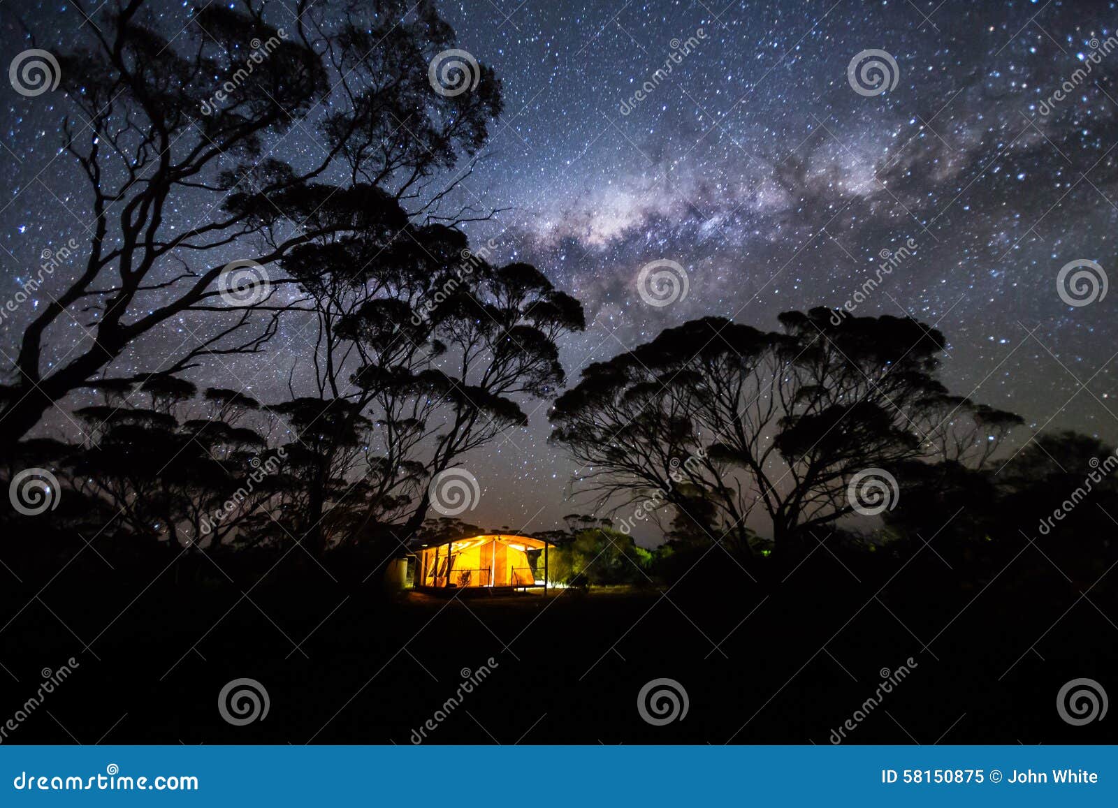 Australian Outback At Night