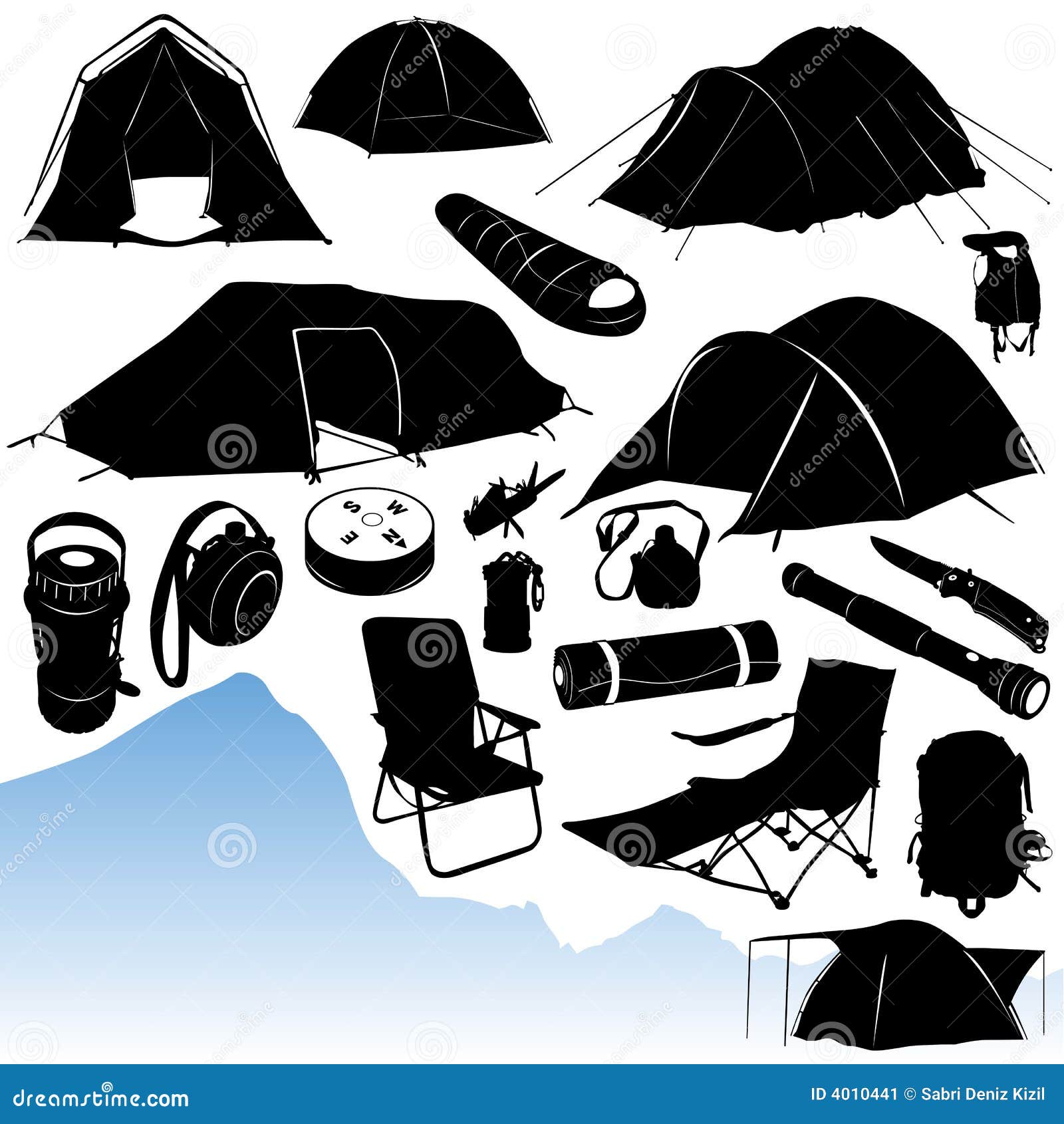 Camping Vector Banner | CartoonDealer.com #117042584