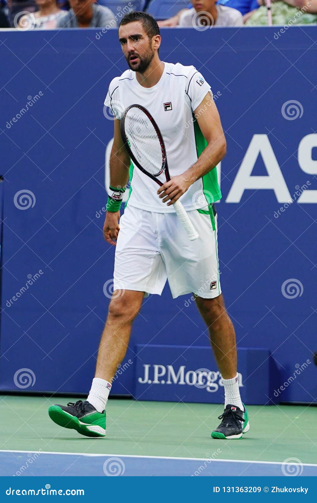 Campione Marin Cilic Di Grand Slam Della Croazia Nell'azione Durante Il ... Campione Marin Cilic Di Grand Slam Della Croazia Nell'azione Durante Il ...