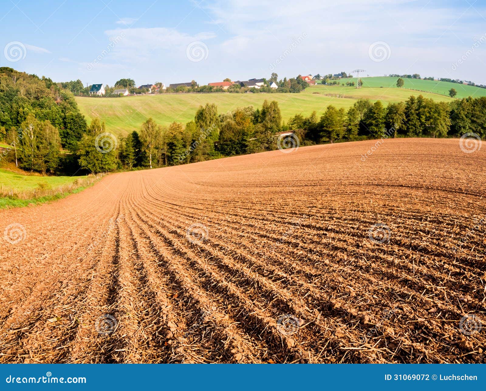 Campo Arado Fotografía de archivo - Imagen: 31069072