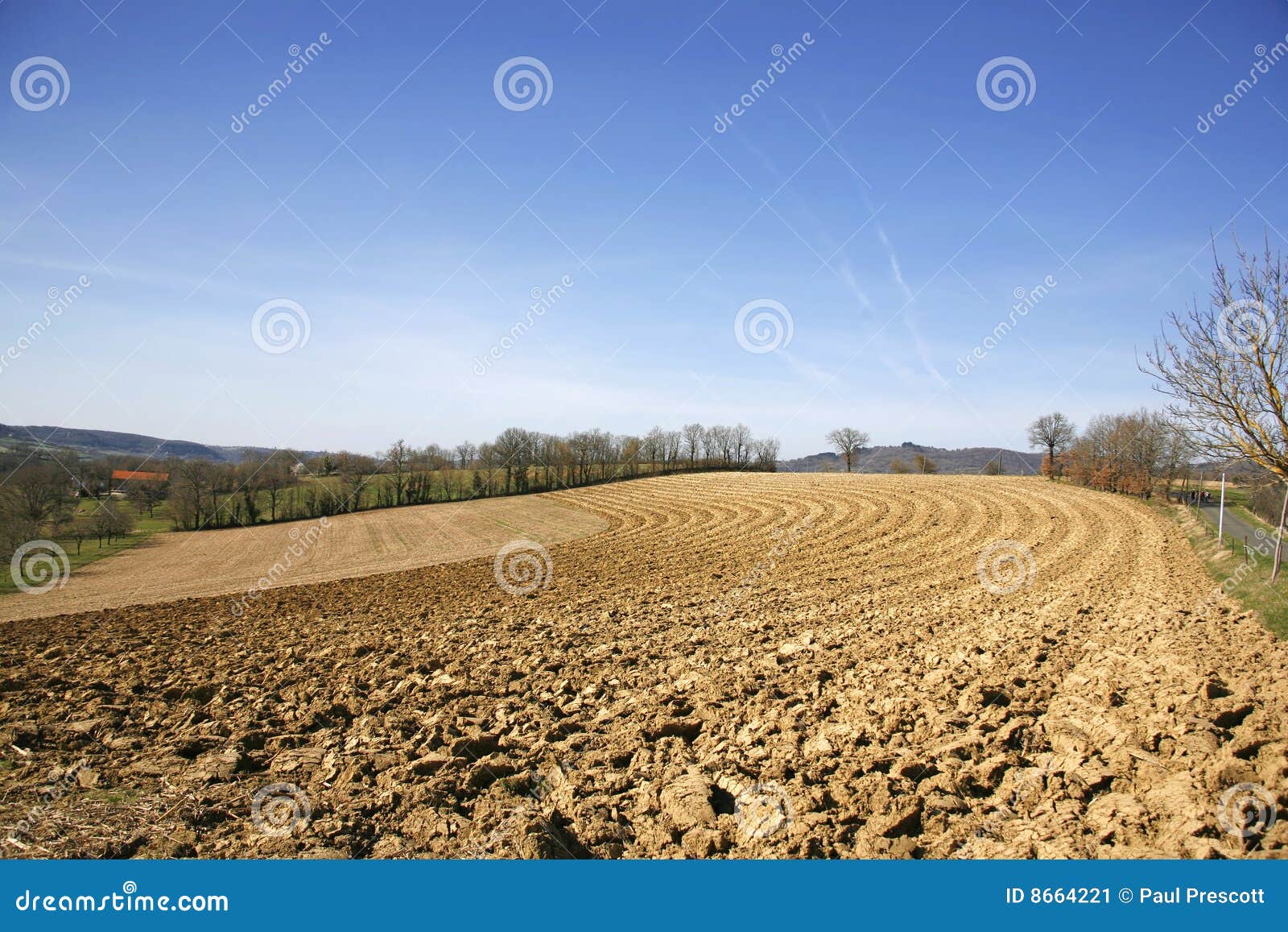 Campo Arado Imagen. Imagen: 8664221