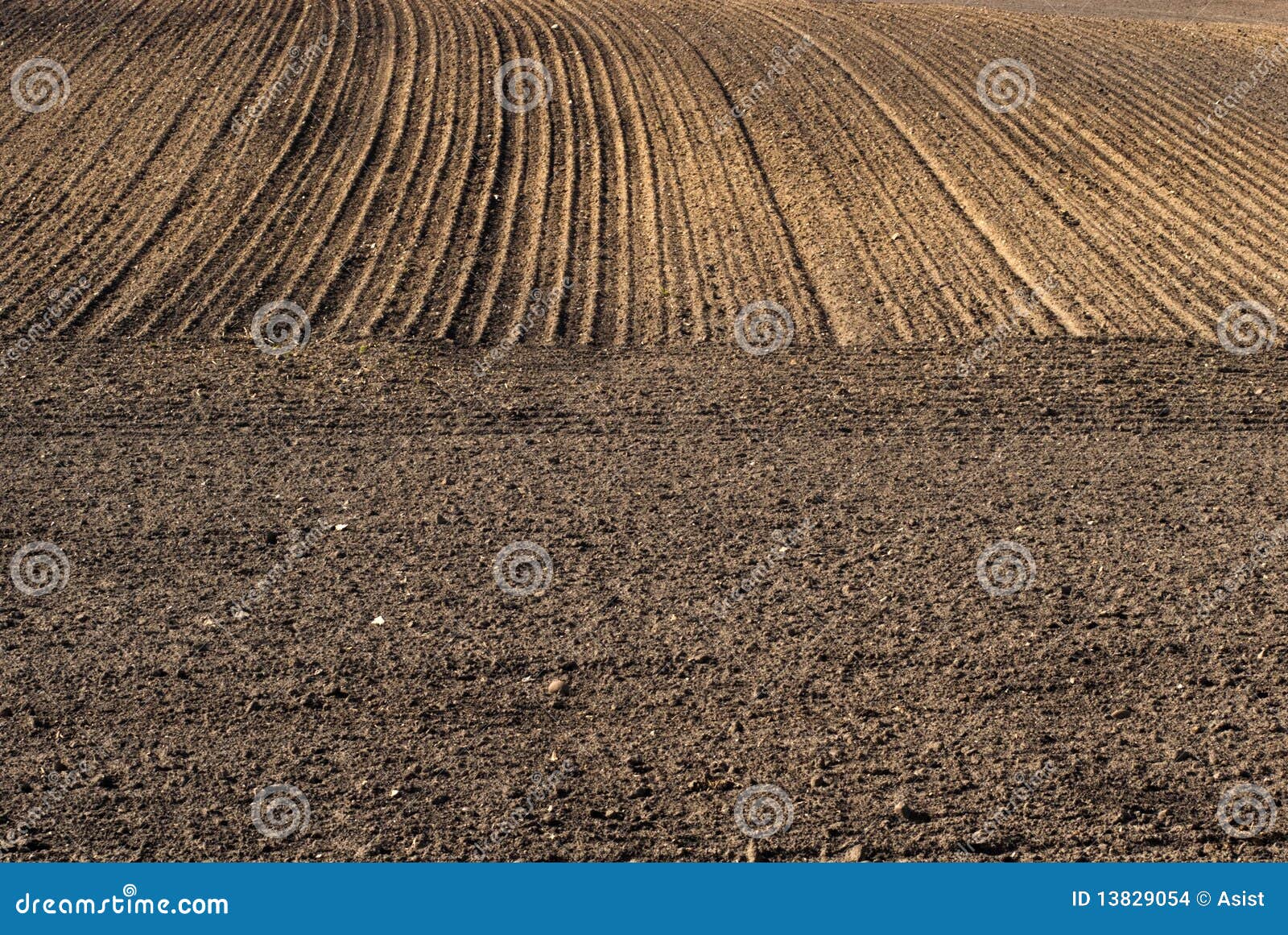 Campo arato fotografia stock. Immagine di denmark, arato - 13829054