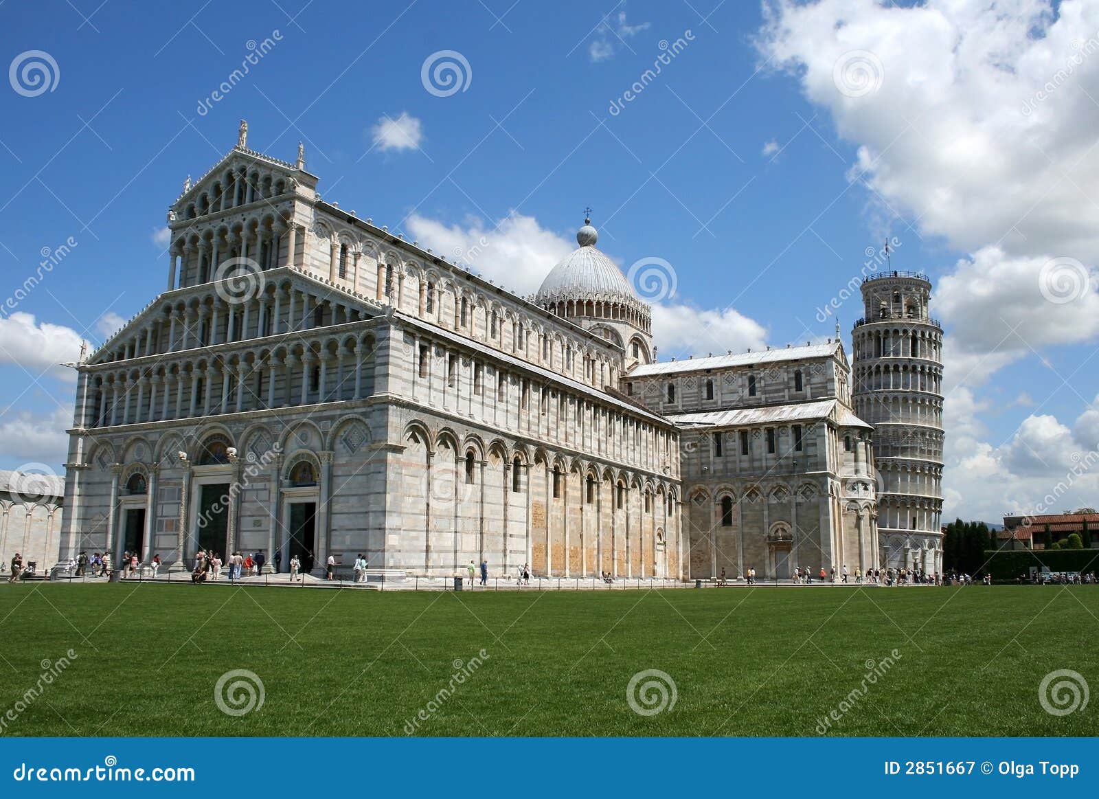 Campo Dei Miracoli of Pisa, Italy Stock Image - Image of campo ...