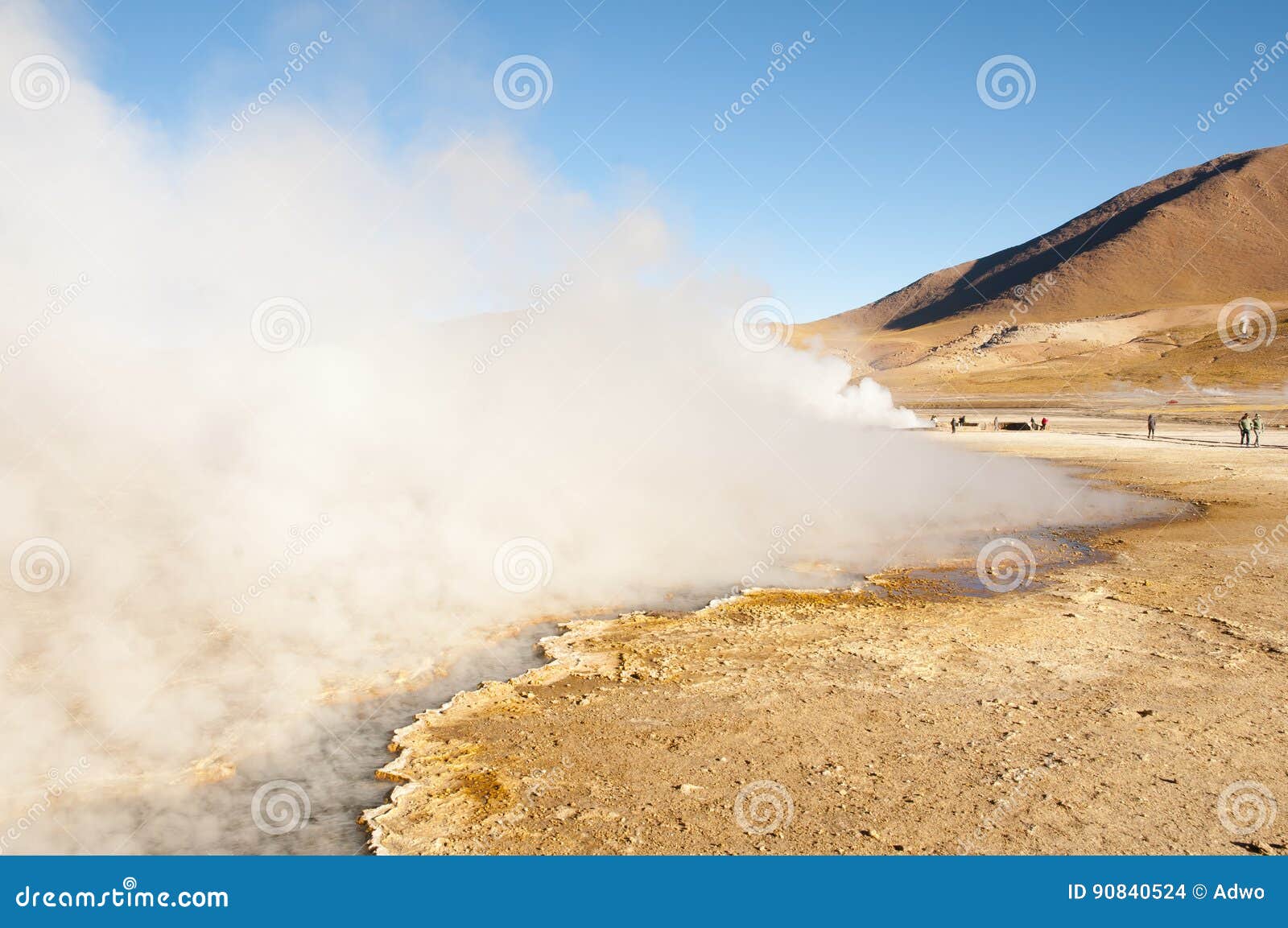 Campo Del Géiser Del EL Tatio - Chile Foto de archivo - Imagen de ...