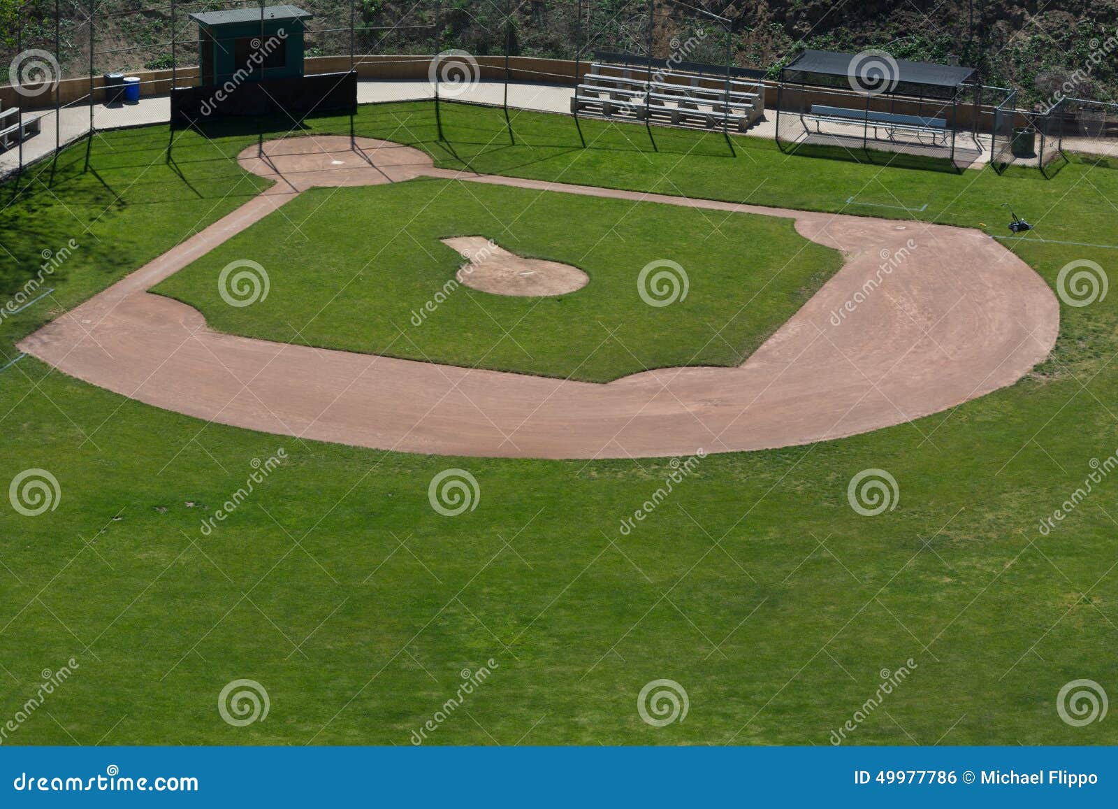 Campo Di Baseball Della Piccola Lega Fotografia Stock - Immagine di ...