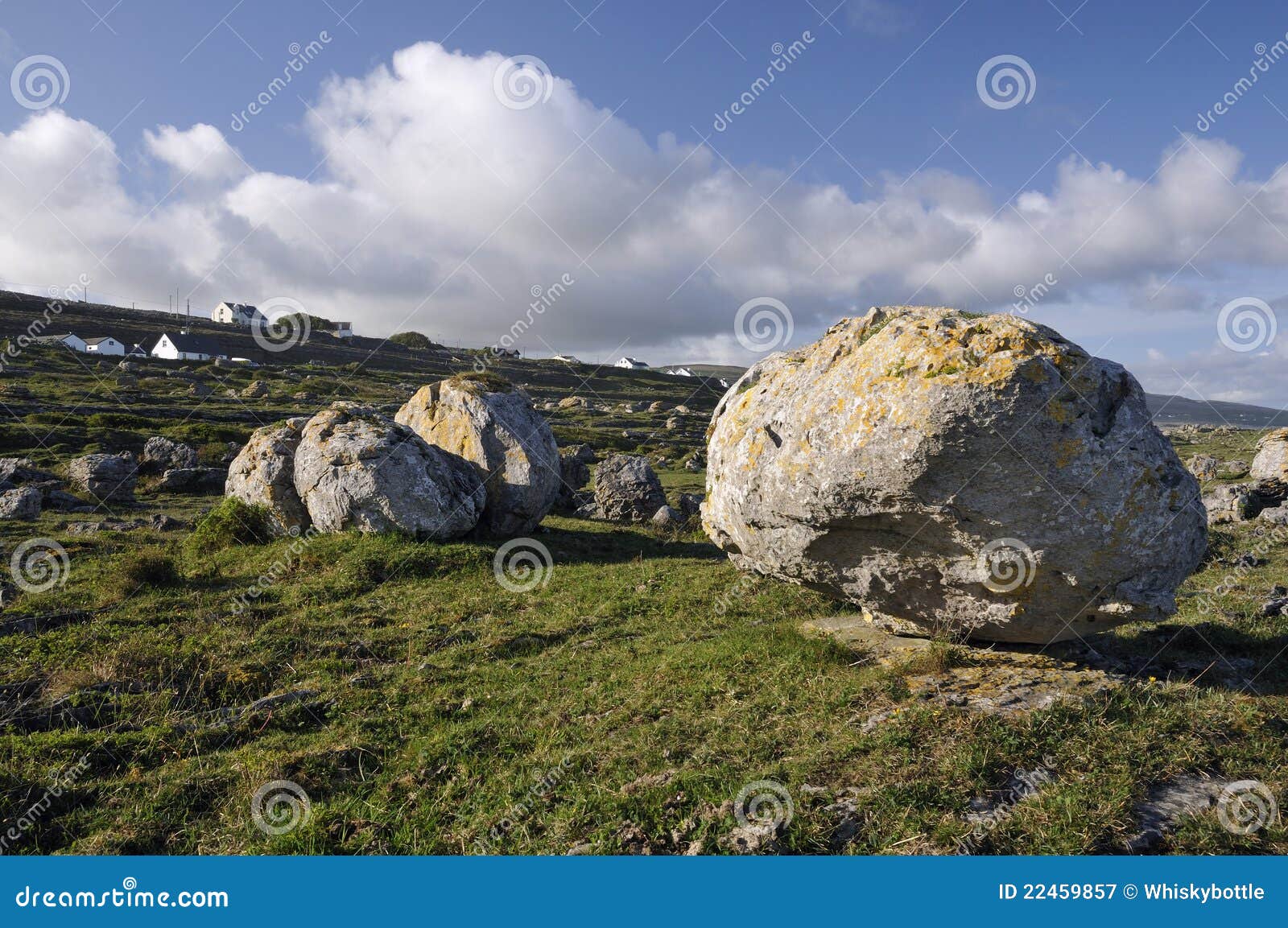Campo Errático Glacial De Boulder Imagen de archivo - Imagen de paisaje ...
