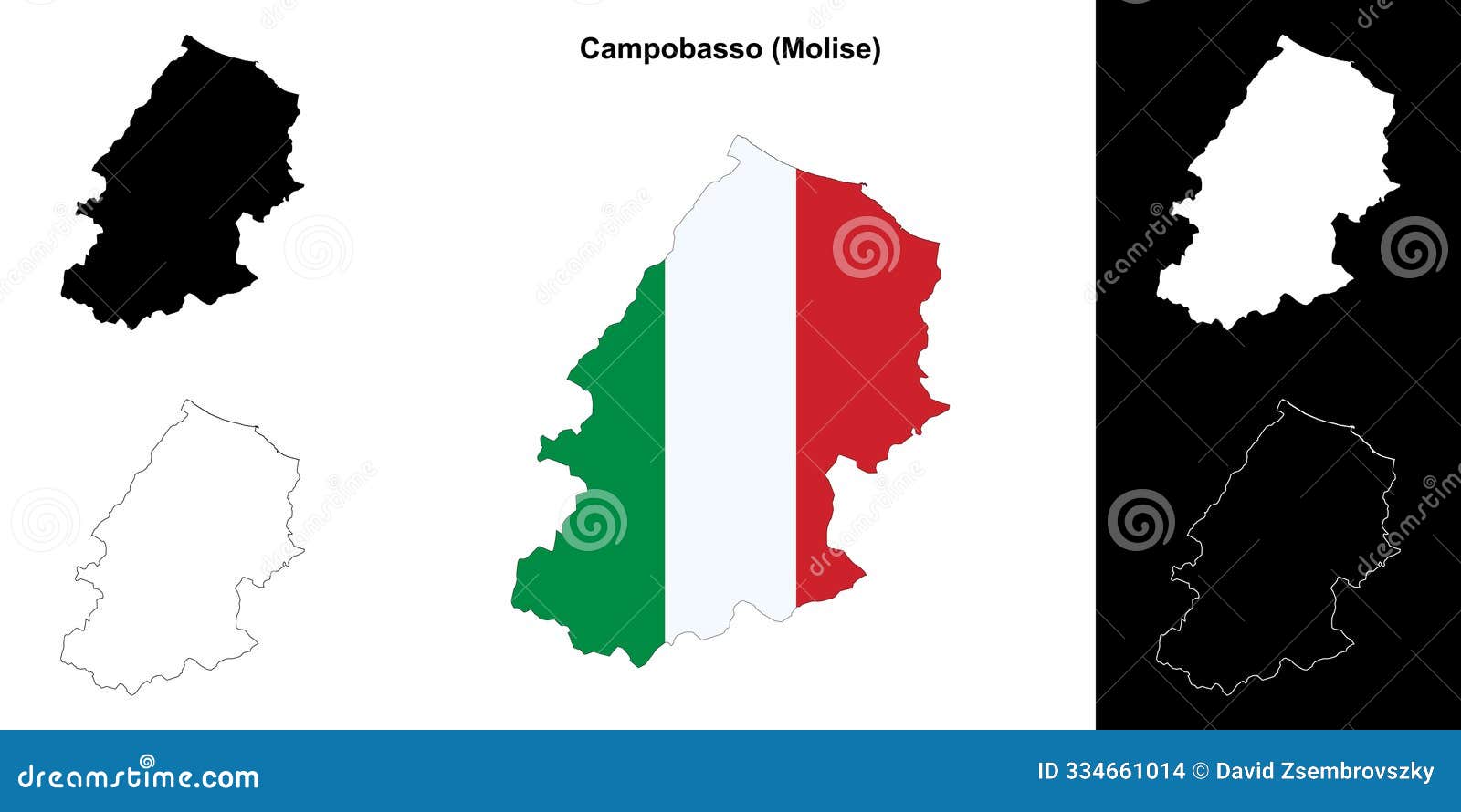 Campobasso Province Map Stock Photo | CartoonDealer.com #193211208