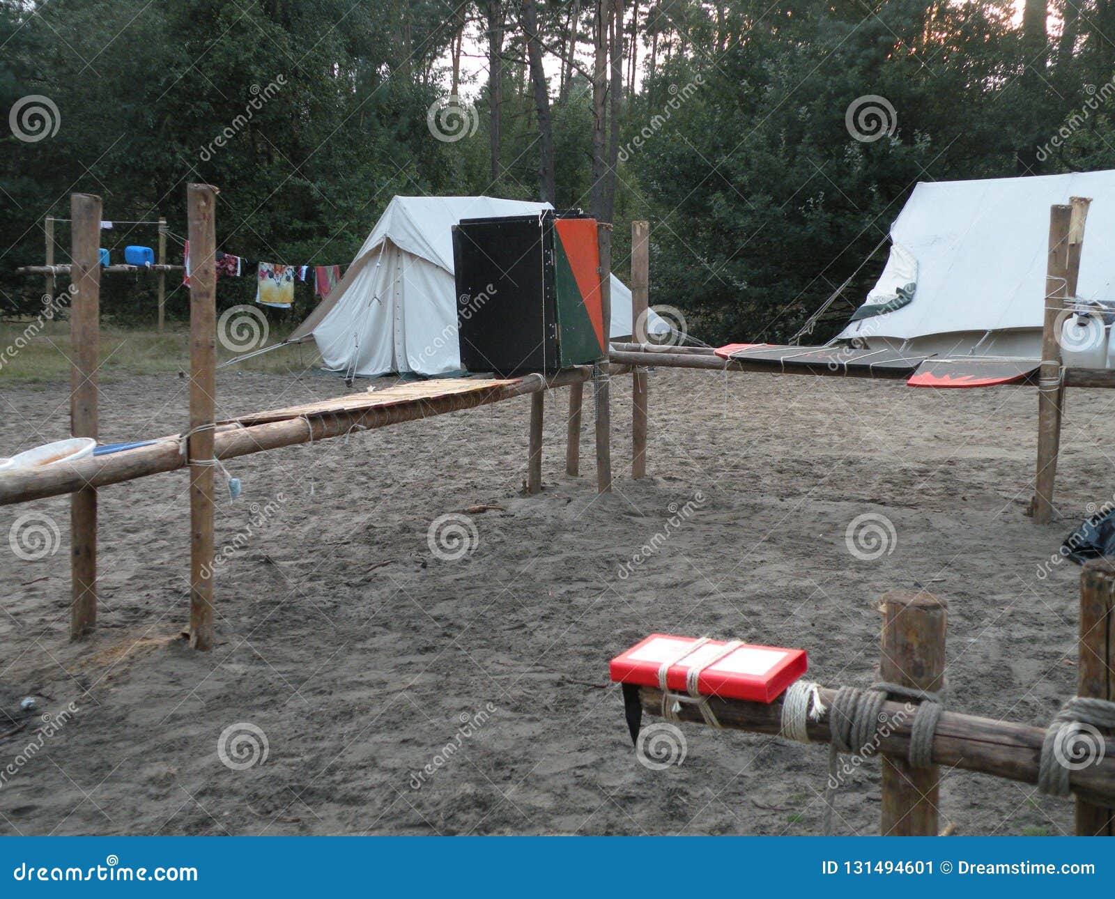 Campside of a Local Scouting Group Stock Image - Image of local ...