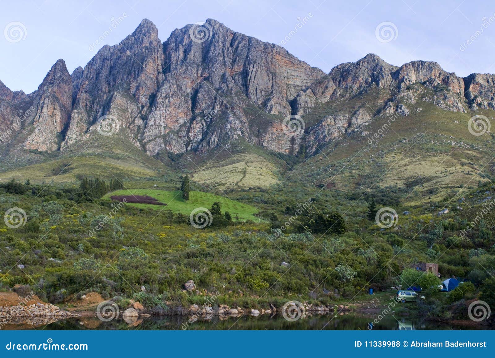 Campsite in the Cederberg Mountains Stock Photo - Image of color ...