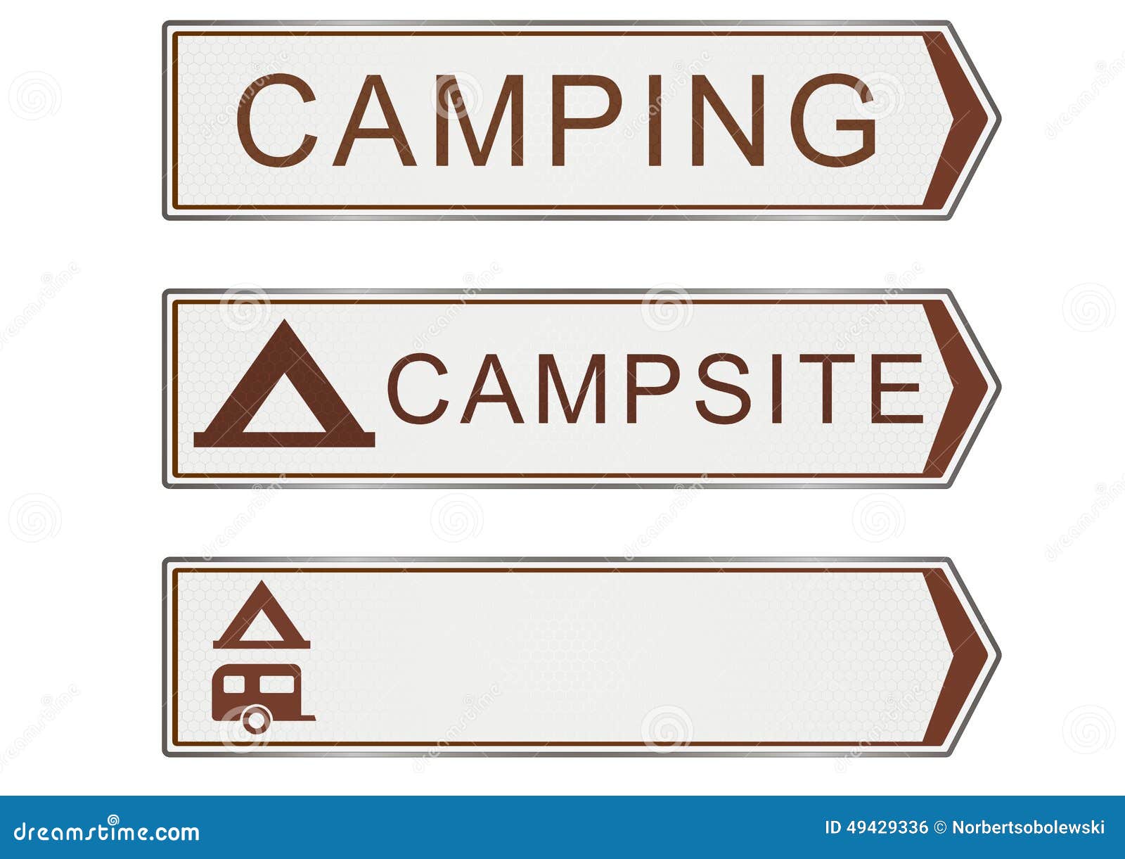 Campsite sign stock illustration. Illustration of leisure - 49429336