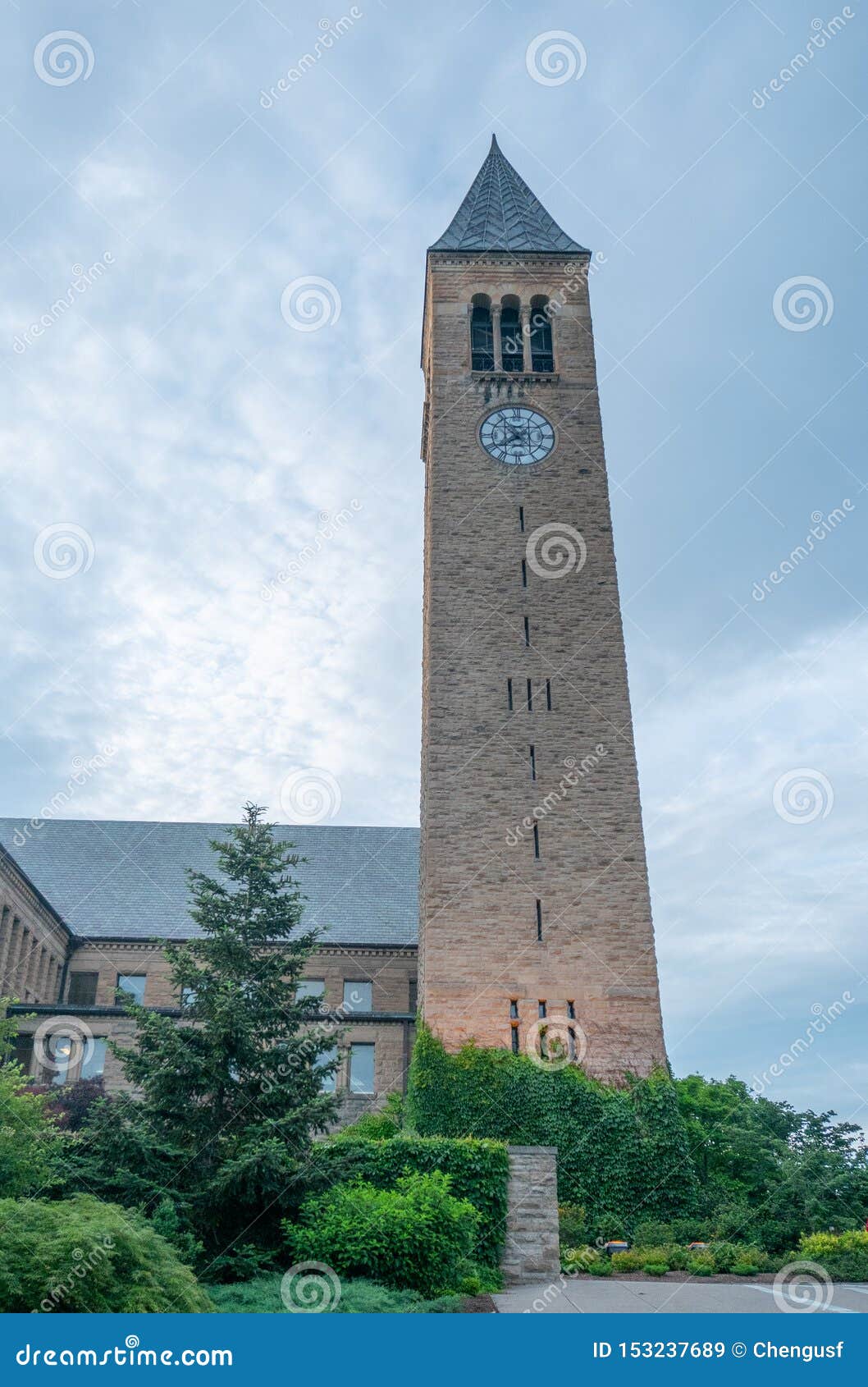 Cornell Campus building stock image. Image of landscape - 153237689