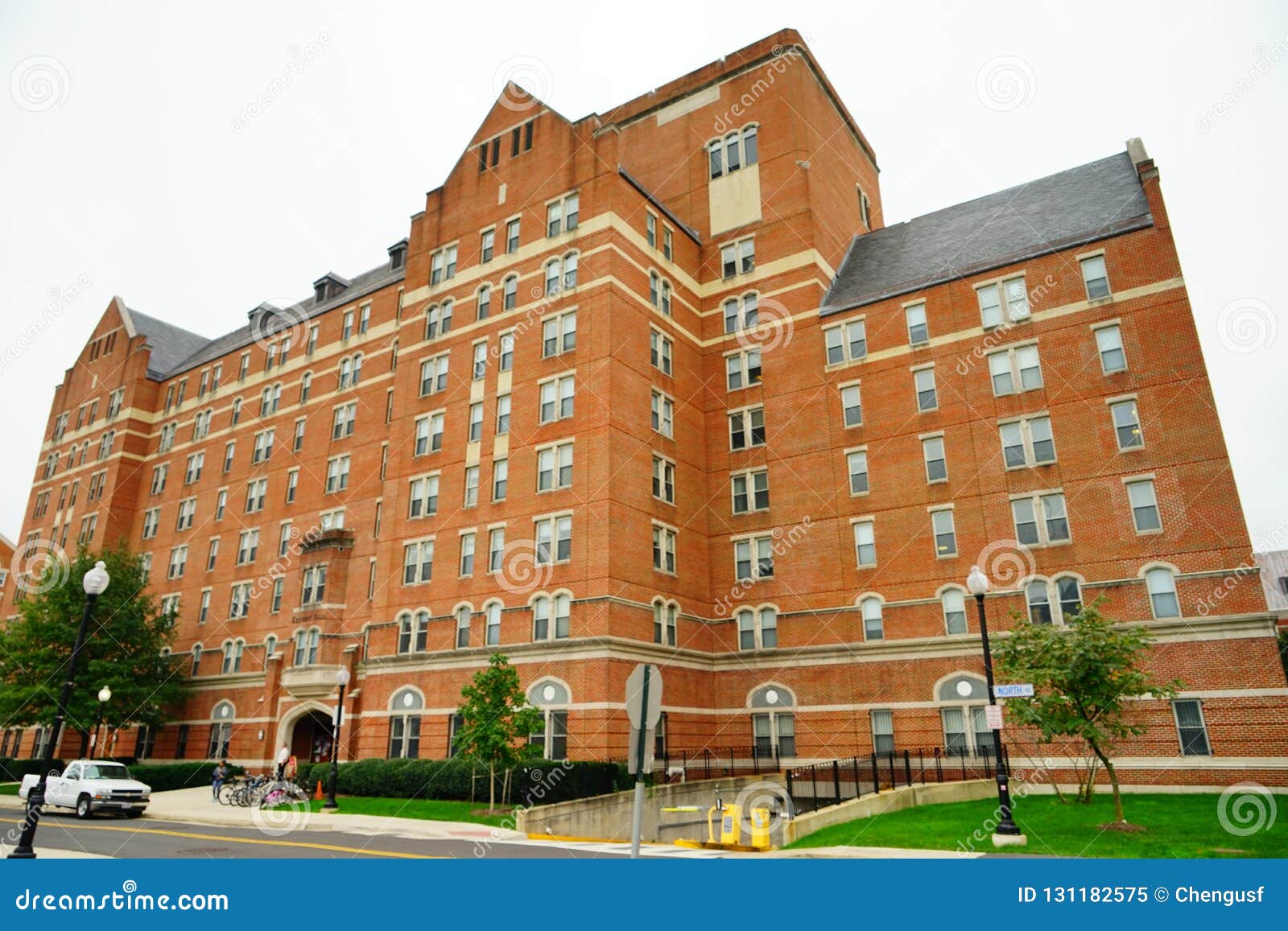 Campus Building on the Georgetown University Stock Image - Image of ...
