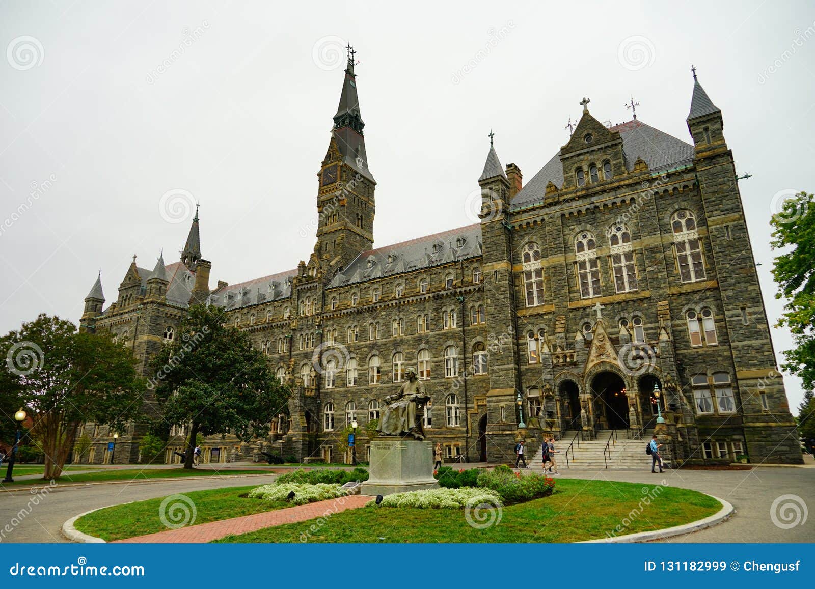 Campus Building on the Georgetown University Editorial Stock Image ...