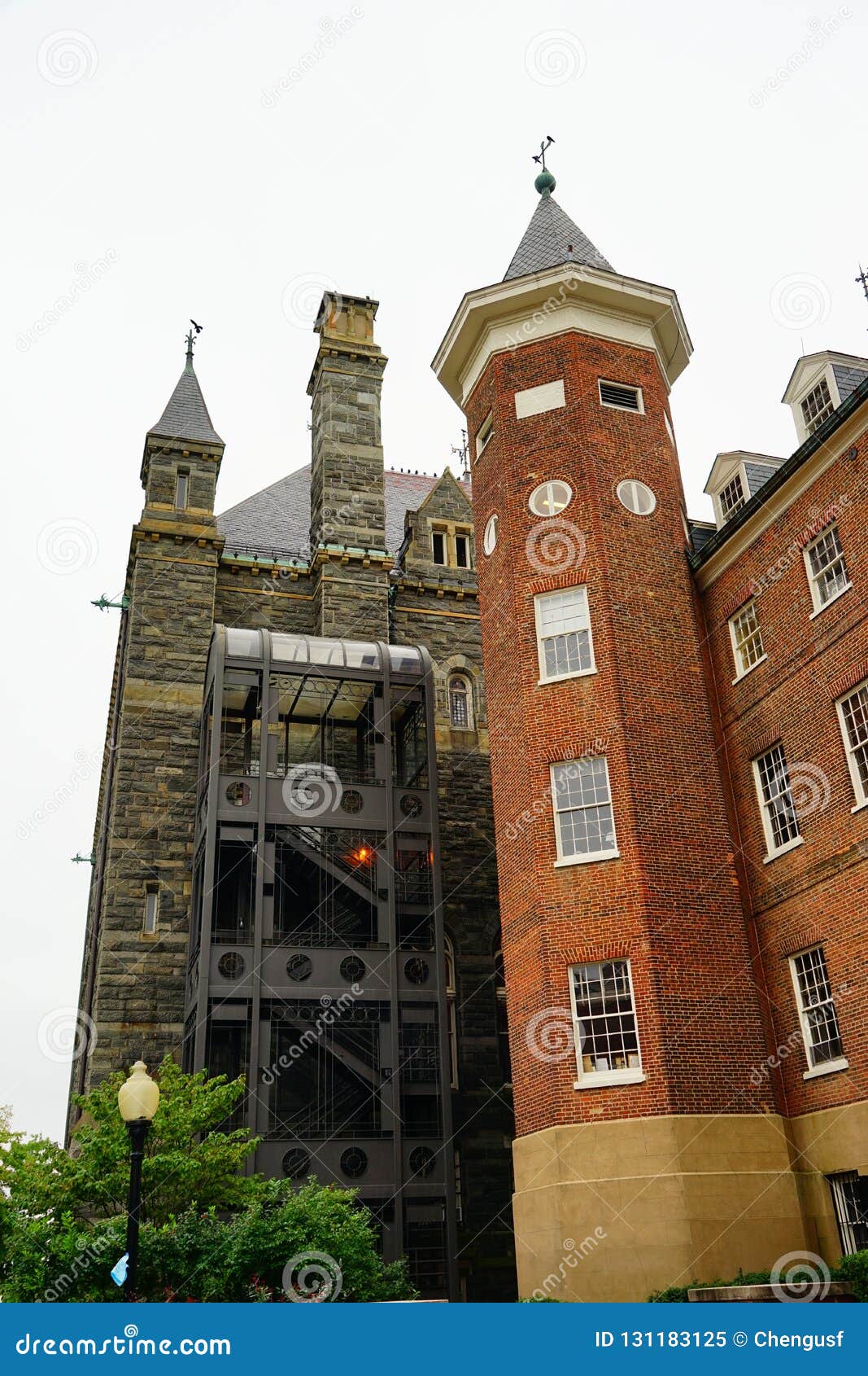 Campus Building on the Georgetown University Stock Image - Image of ...