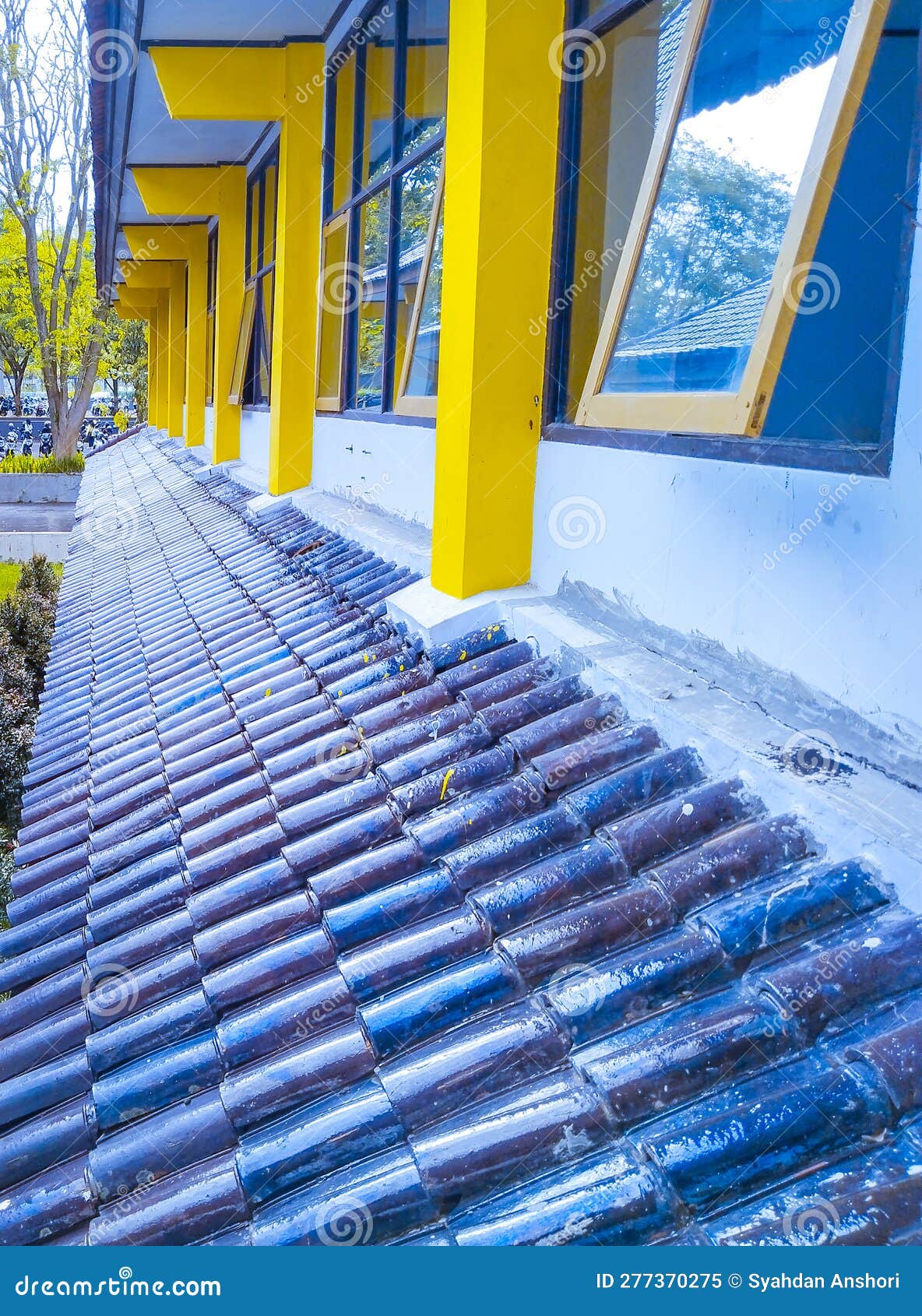 Campus Building from the Side Stock Image - Image of buildingcampus ...