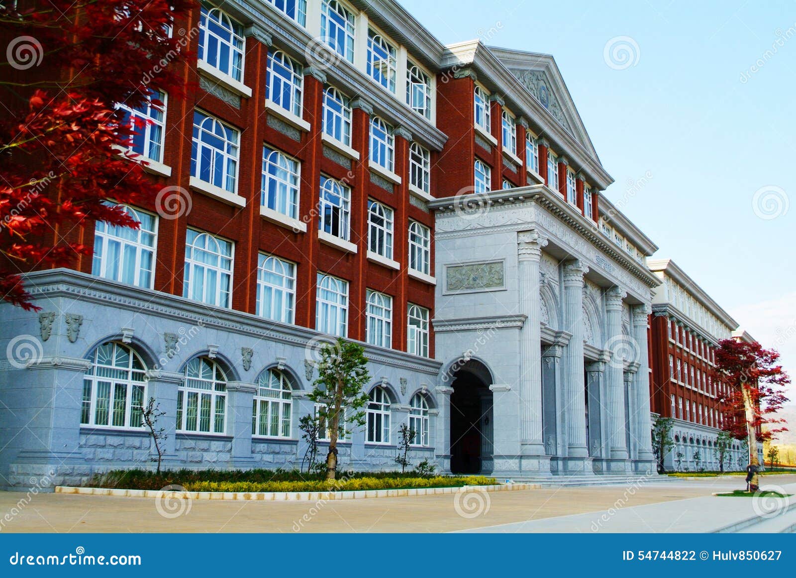 Campus college building stock photo. Image of china, coed - 54744822