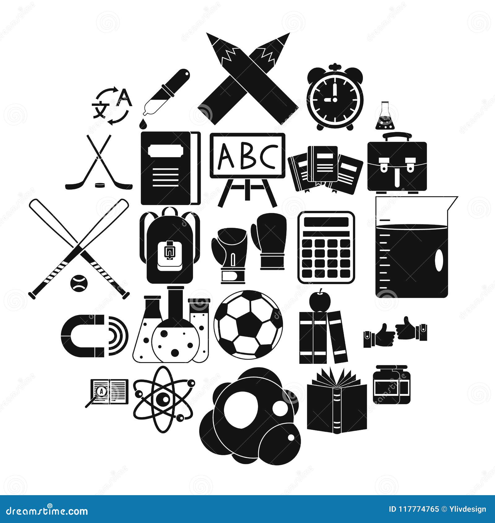 Campus Icons Set, Simple Style Stock Vector - Illustration of ... Campus Icons Set, Simple Style Stock Vector - Illustration of ...