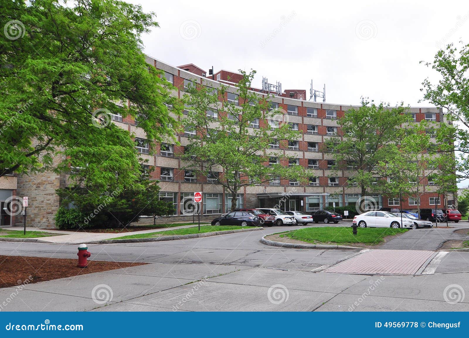 Campus landscape stock photo. Image of higher, hill, green - 49569778