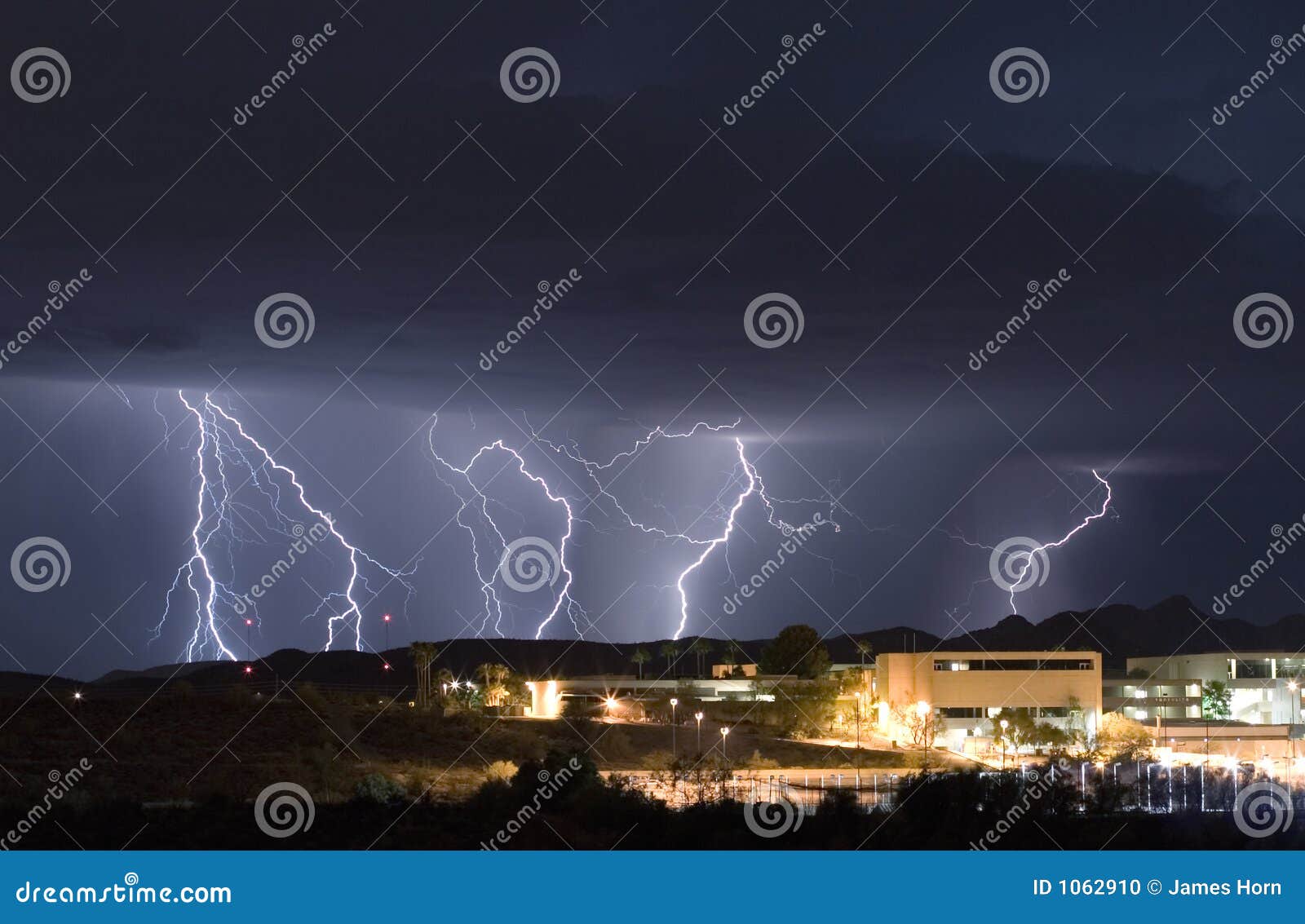 Campus Lightning stock photo. Image of monsoon, thunder - 1062910